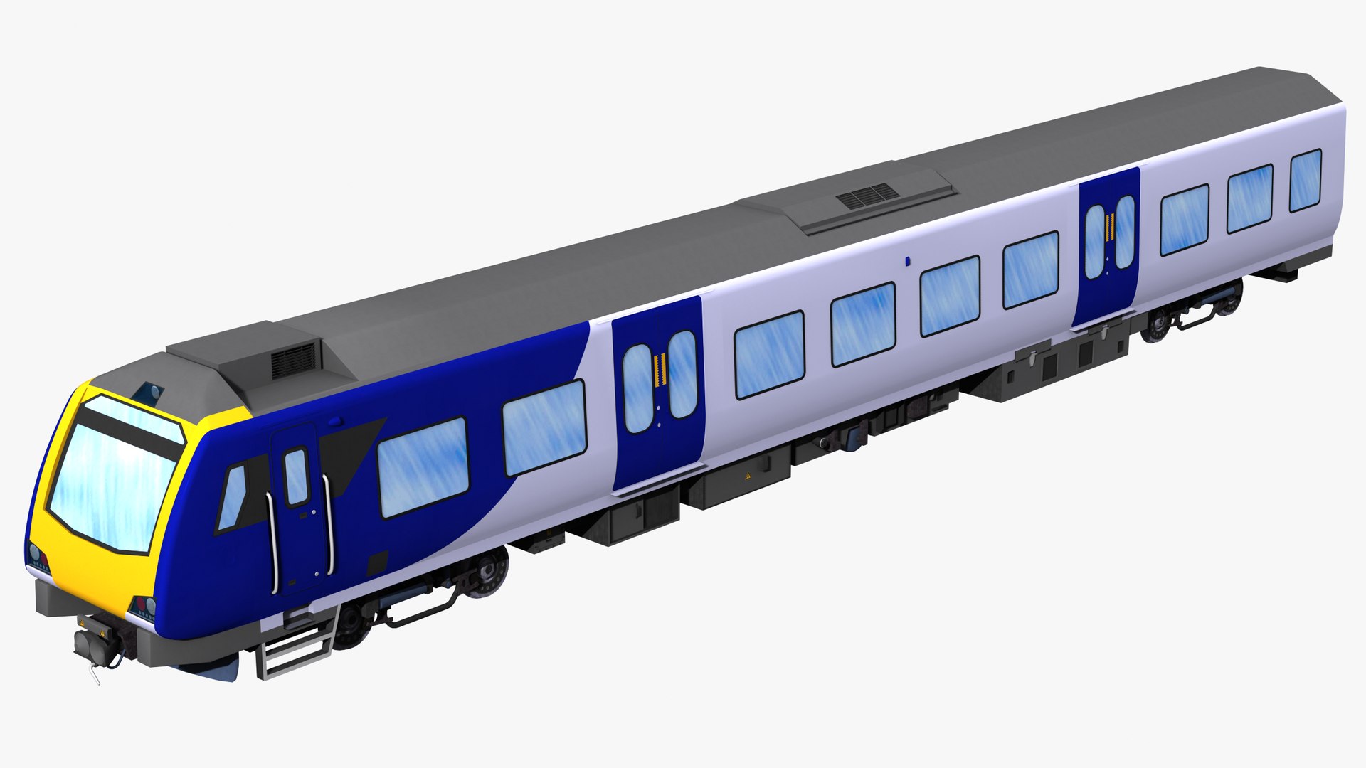 British Rail Class 331 Electric Passenger Train 3D Model - TurboSquid ...