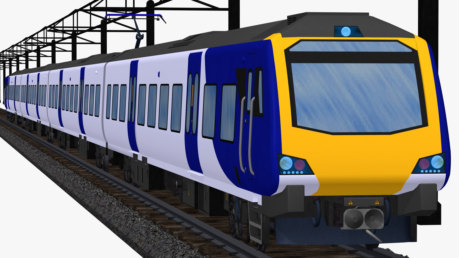 British Rail Class 331 Electric Passenger Train 3D Model - TurboSquid ...