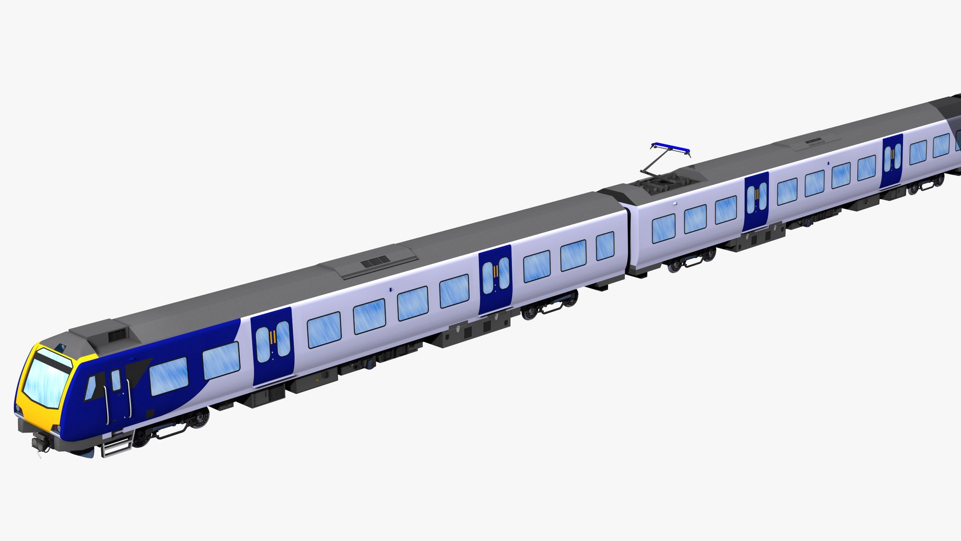 British Rail Class 331 Electric Passenger Train 3D Model - TurboSquid ...