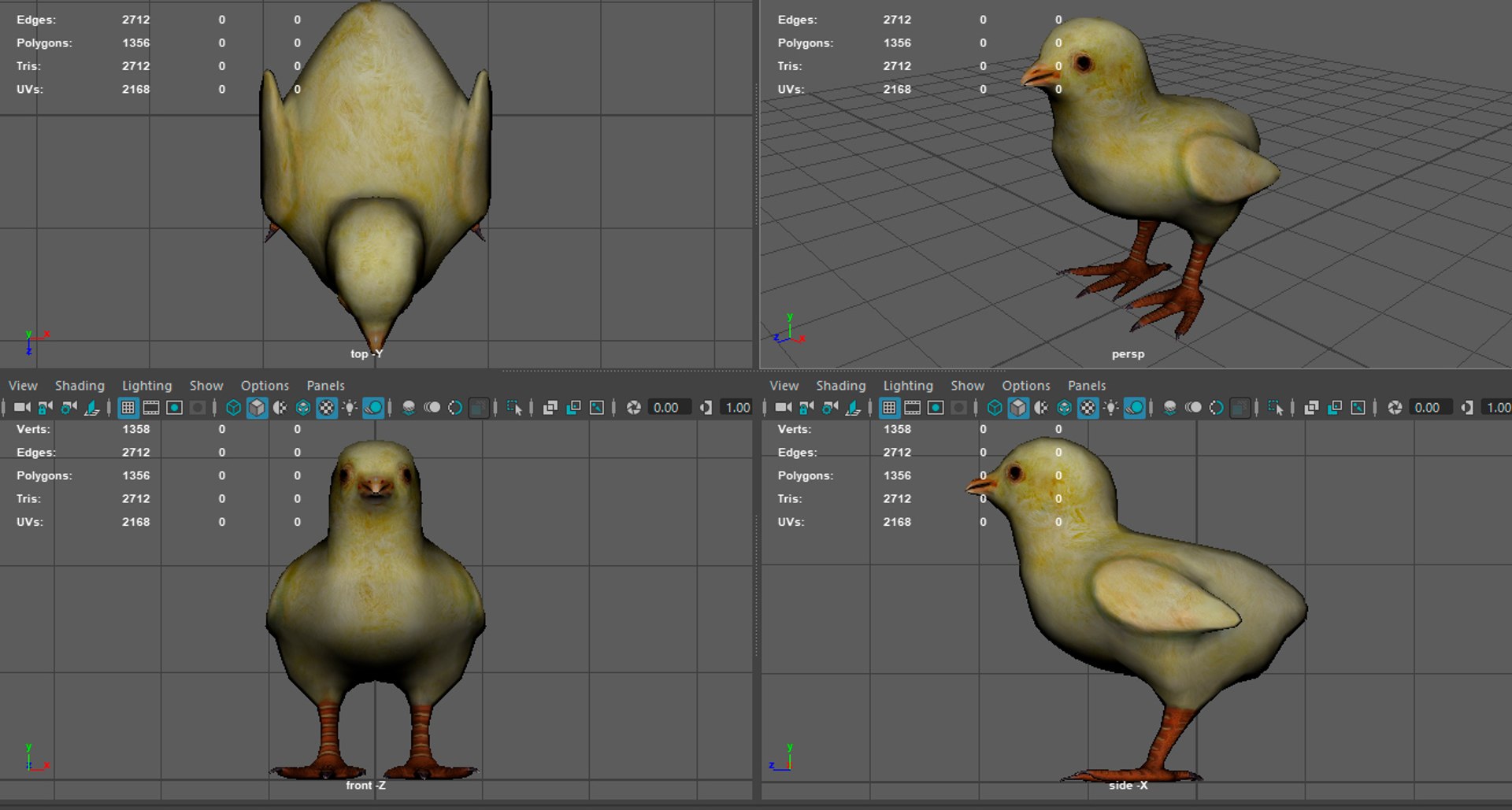 Chick 3D Model - TurboSquid 1175486
