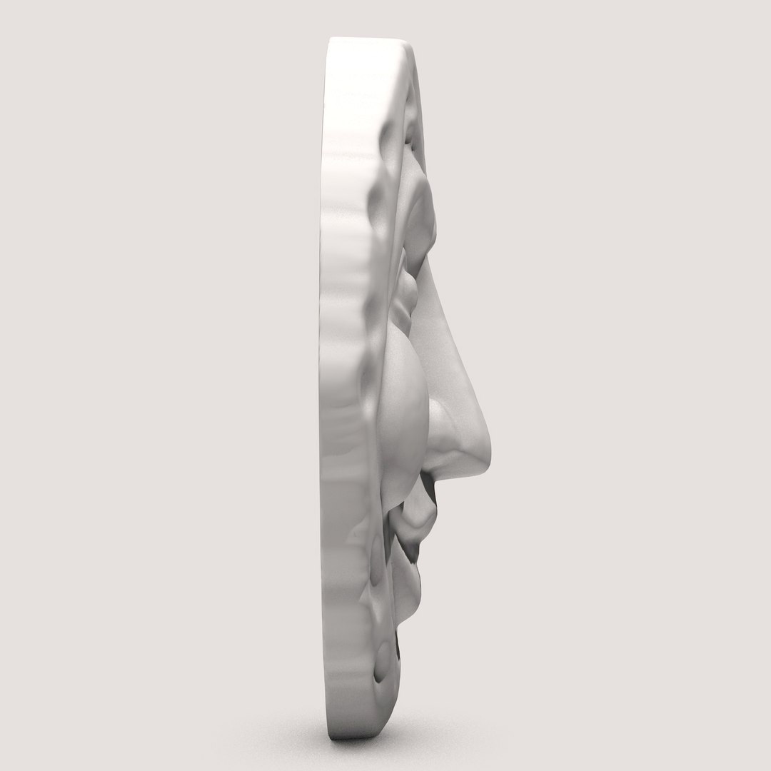 3D Moon Face 1 Model - TurboSquid 2293913