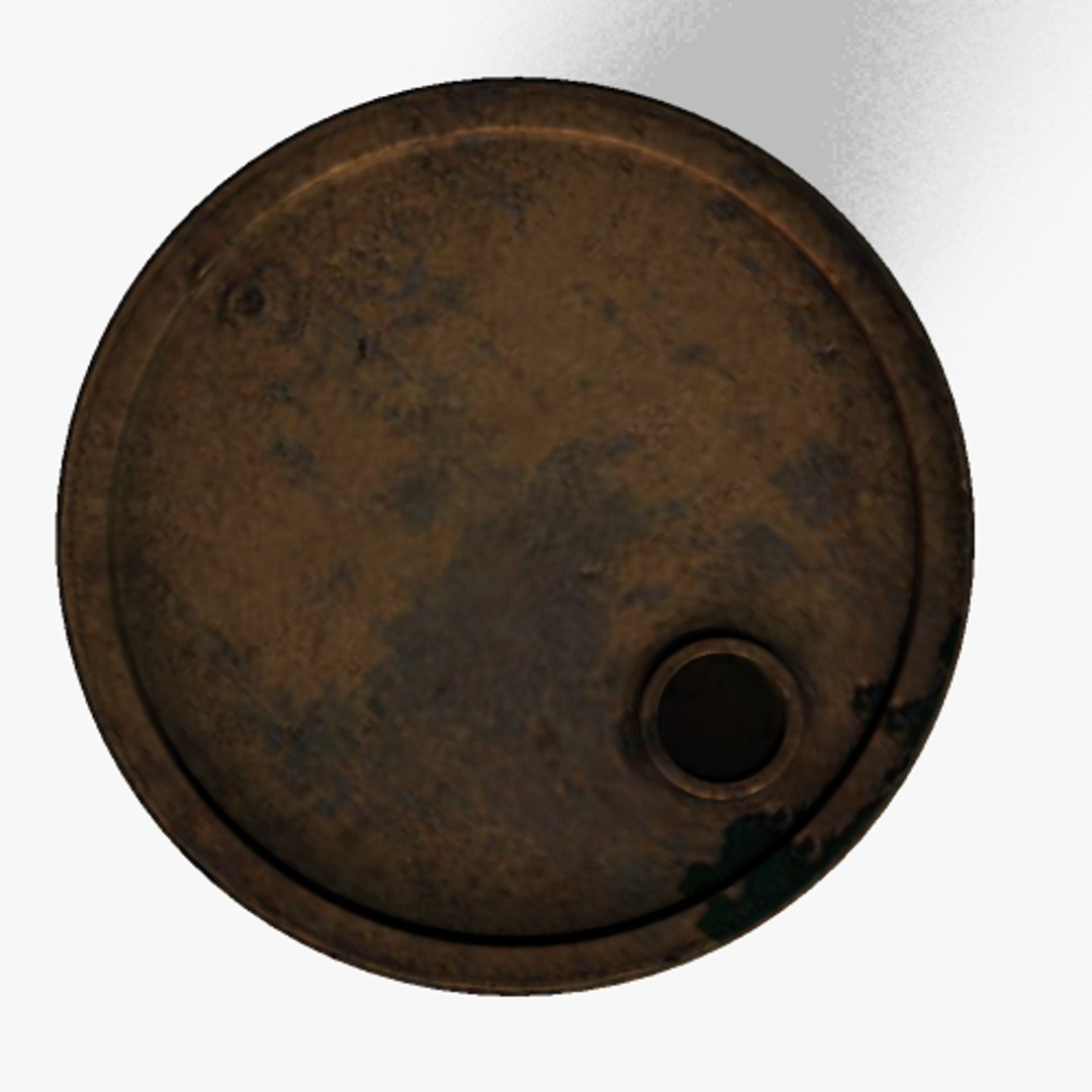 3d Oil Barrel Model