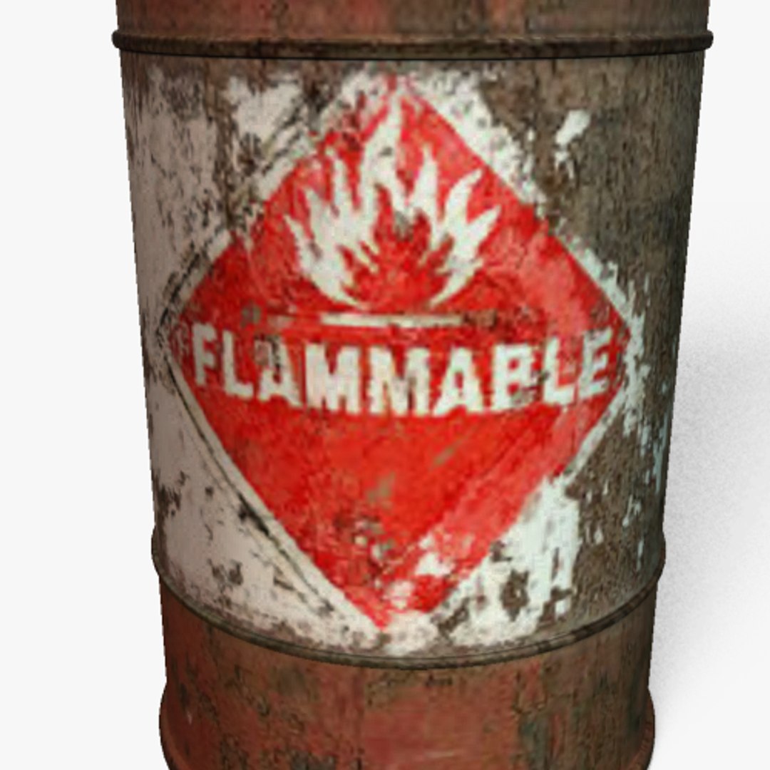 3d Oil Barrel Model