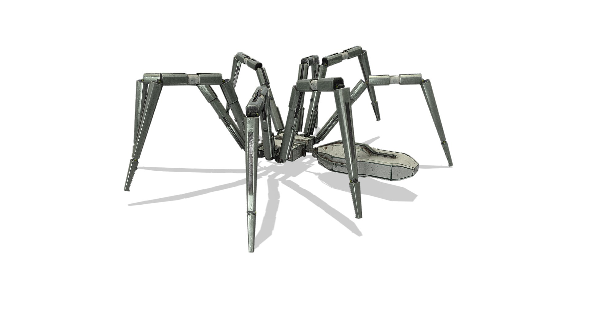 3D Spider Bot Rigged And Animated Model - TurboSquid 2098295