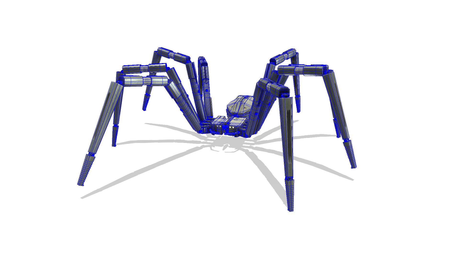 3D Spider Bot Rigged And Animated Model - TurboSquid 2098295