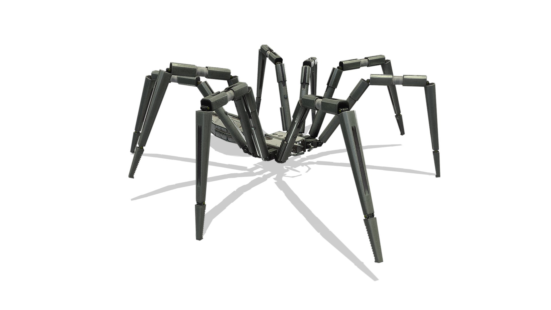 3D Spider Bot Rigged And Animated Model - TurboSquid 2098295