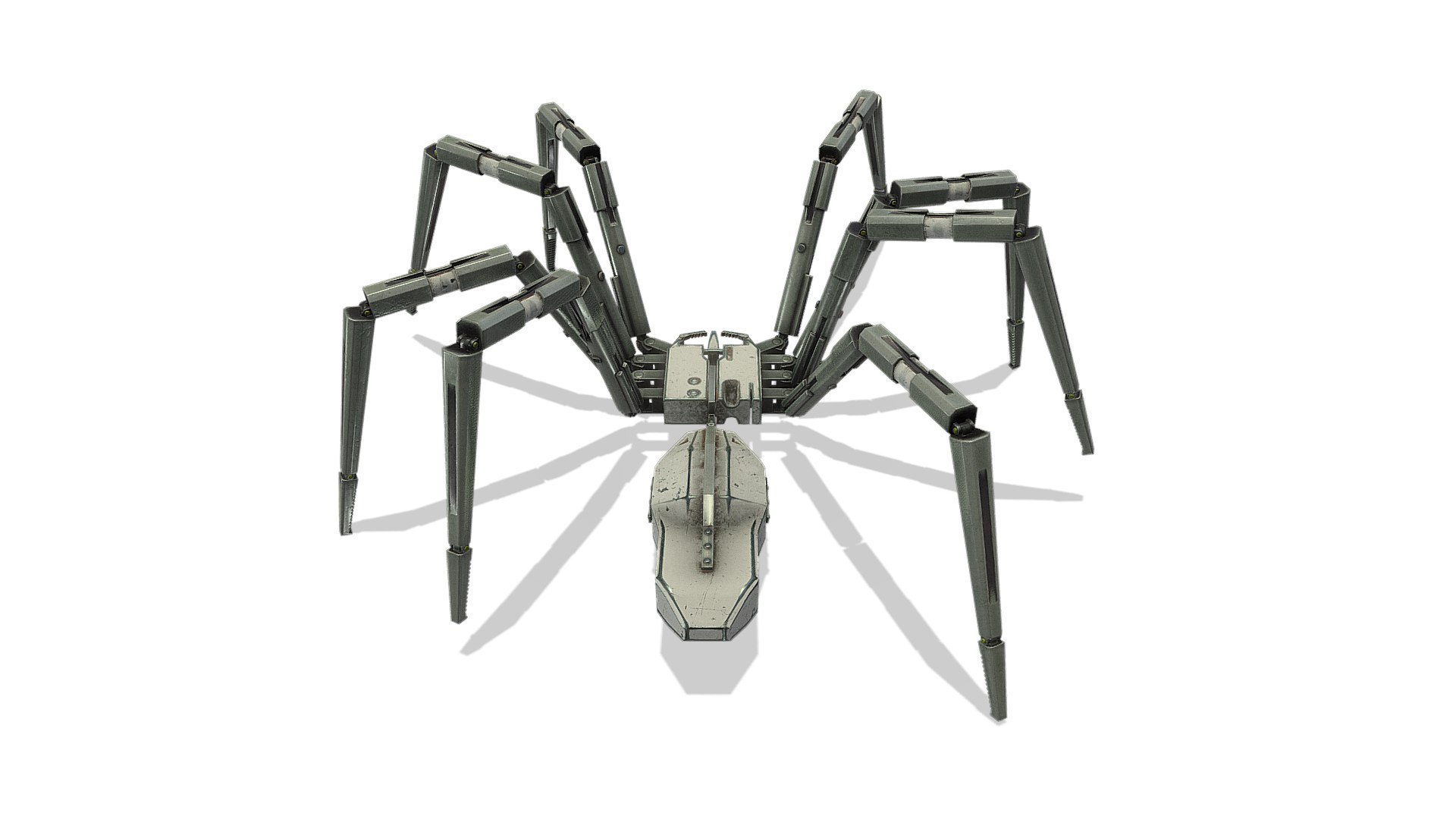 3D Spider Bot Rigged And Animated Model - TurboSquid 2098295