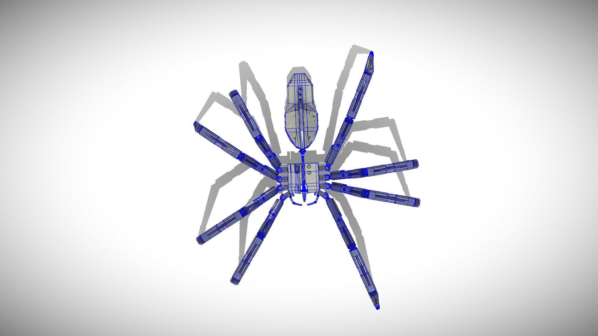 3D Spider bot rigged and animated model - TurboSquid 2098295