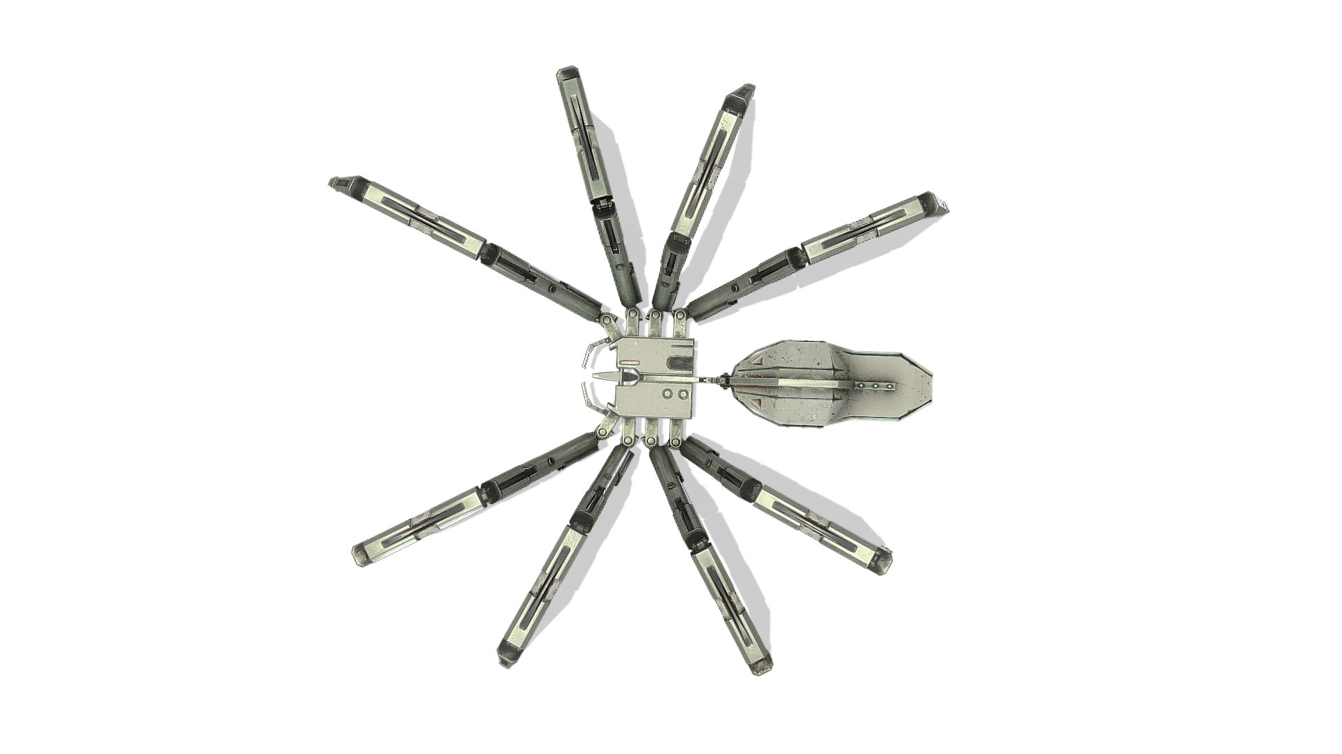 3D Spider Bot Rigged And Animated Model - TurboSquid 2098295