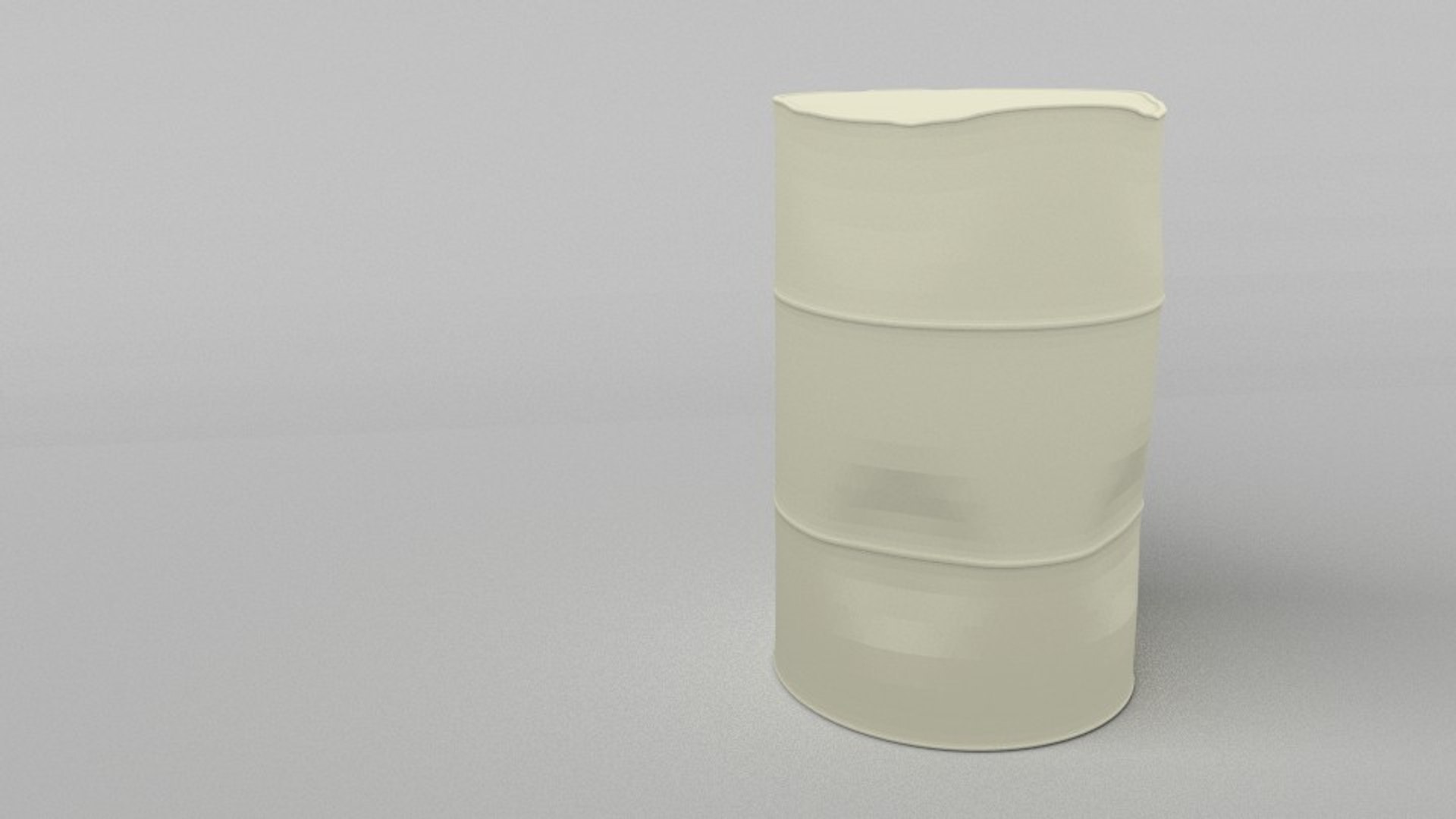 3d Model Rusty Barrel Toxic