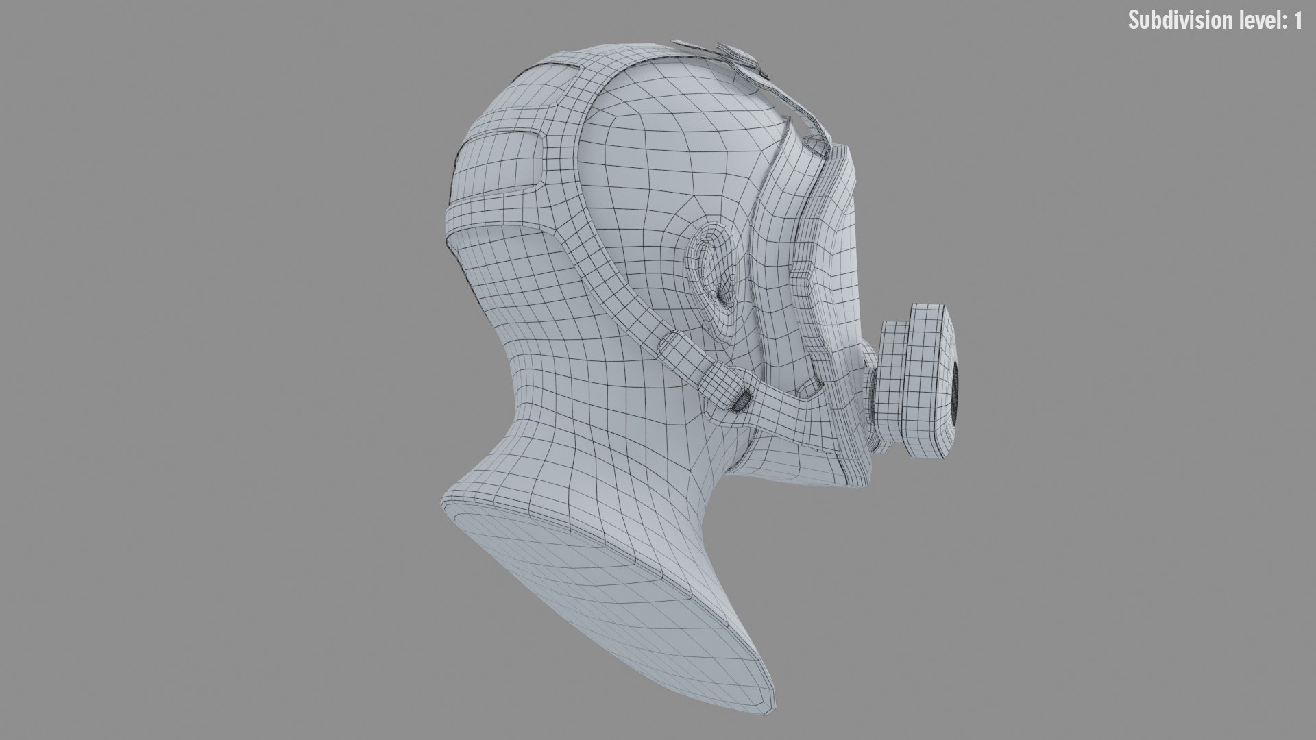 Face Reusable Respirator Double 3D Model - TurboSquid 1536430
