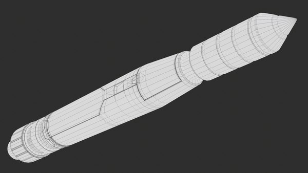 modèle 3D de Missile de science-fiction 01 - TurboSquid 1816100