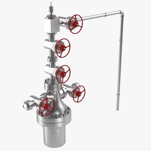 3D oilfield wellhead model - TurboSquid 1401469