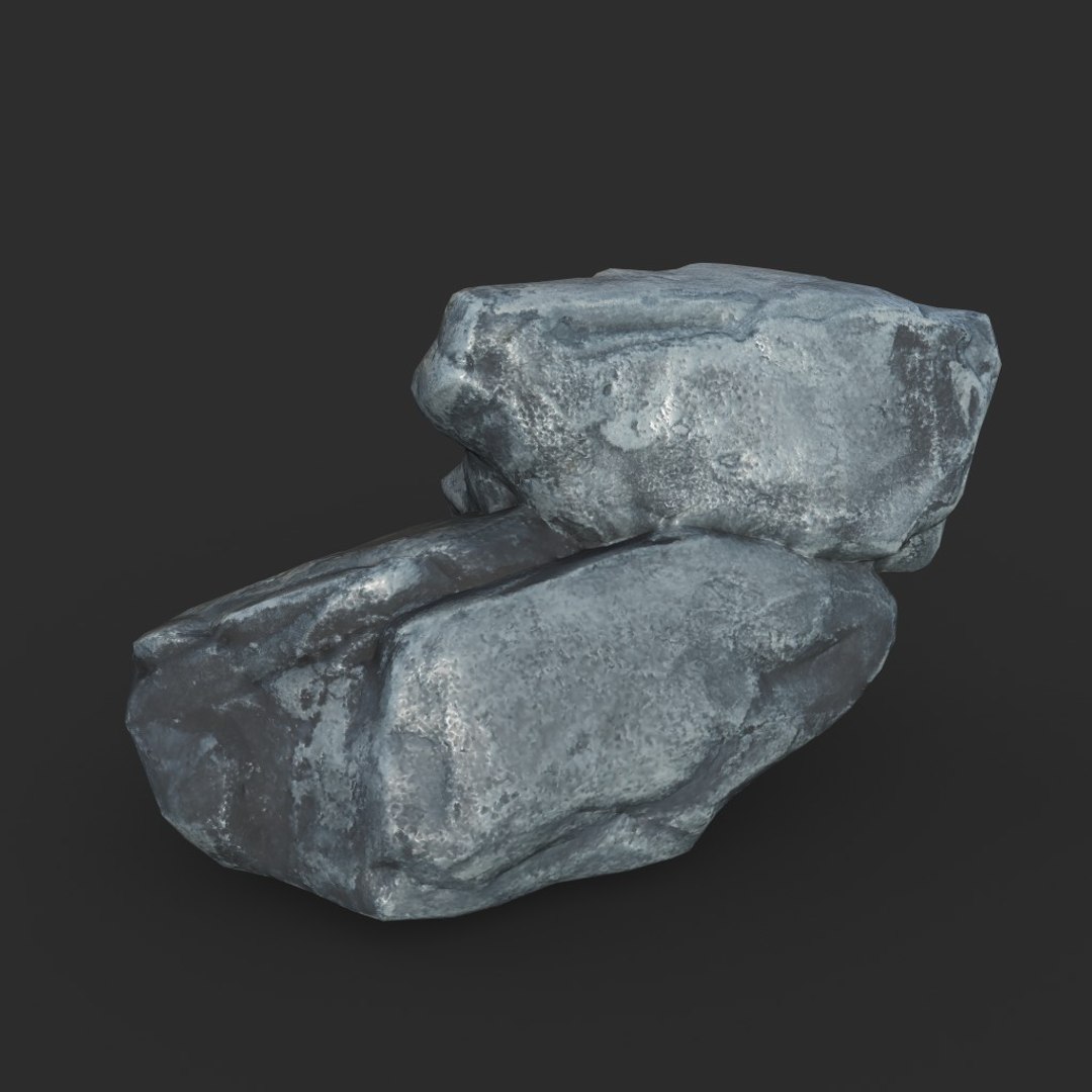 8 Low poly PBR Boulder Rock 3D model - TurboSquid 2162650
