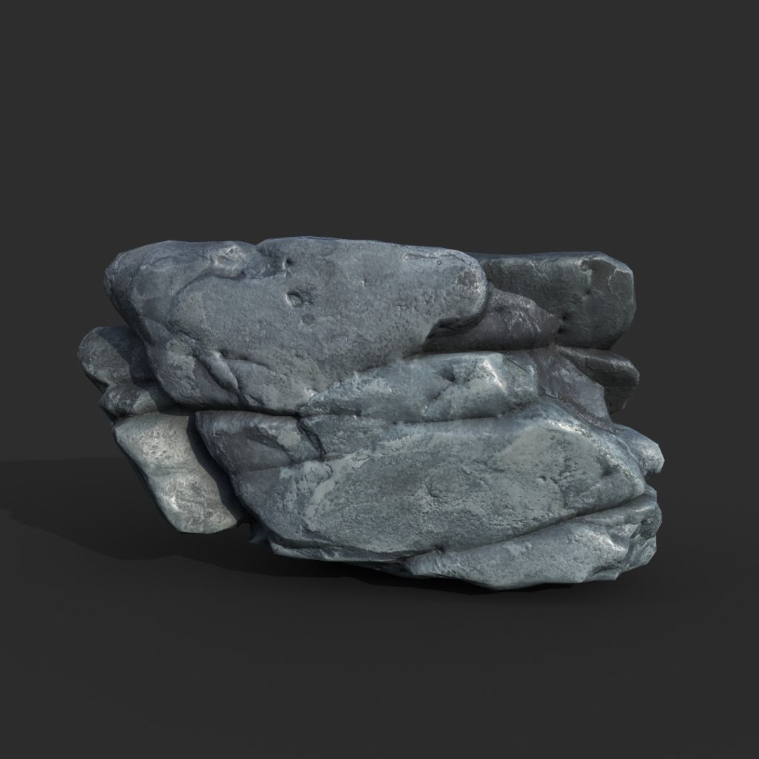 8 Low poly PBR Boulder Rock 3D model - TurboSquid 2162650