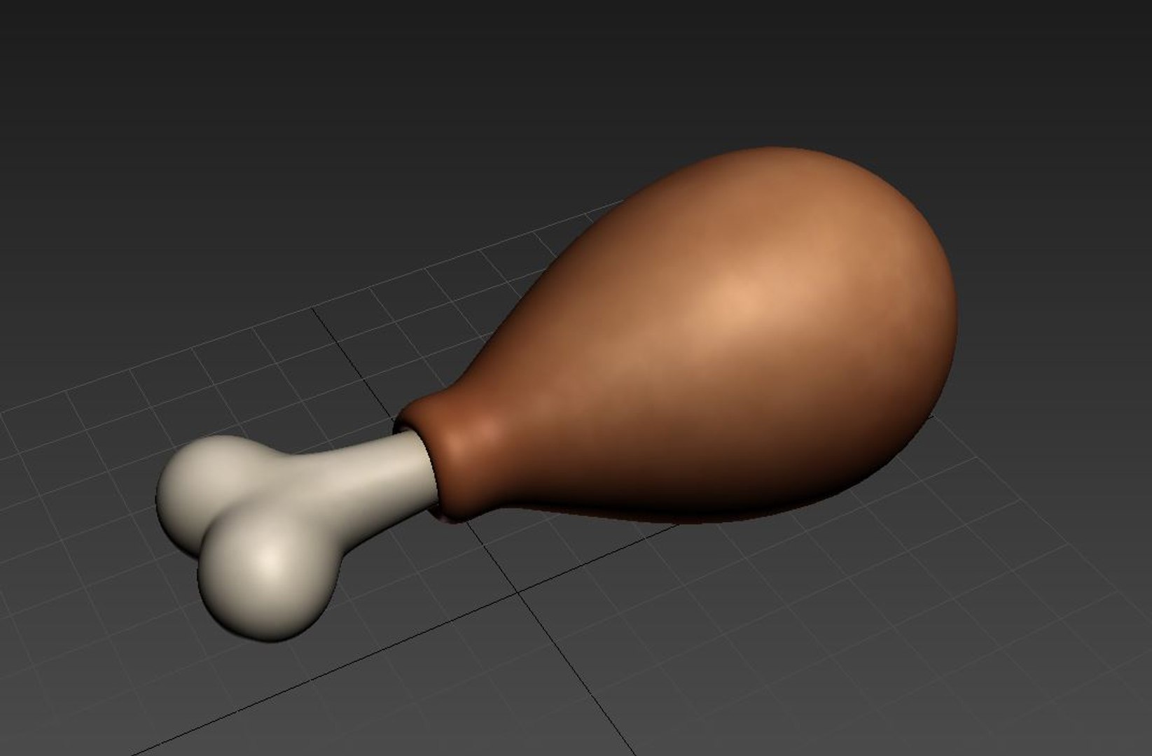 3D Model Chicken Leg - TurboSquid 1302304