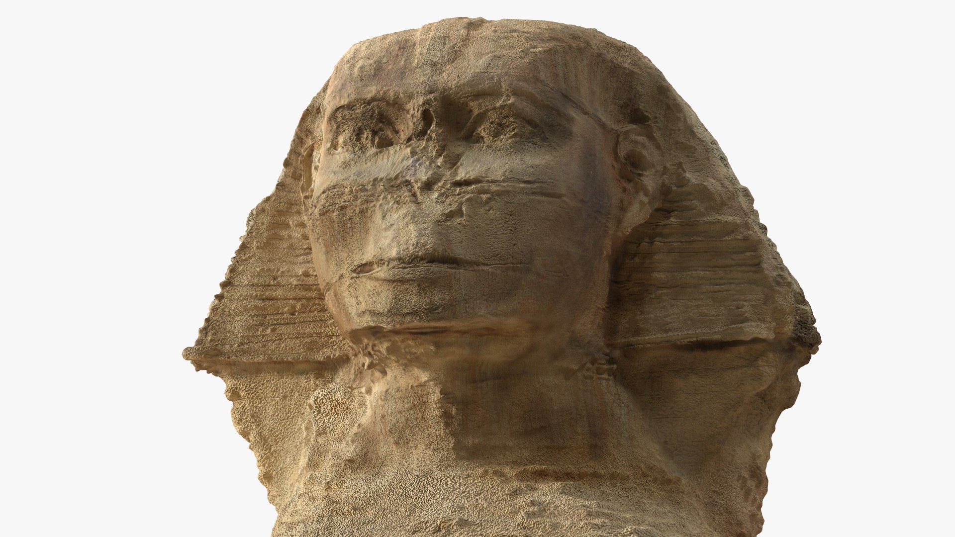 3d great sphinx giza model