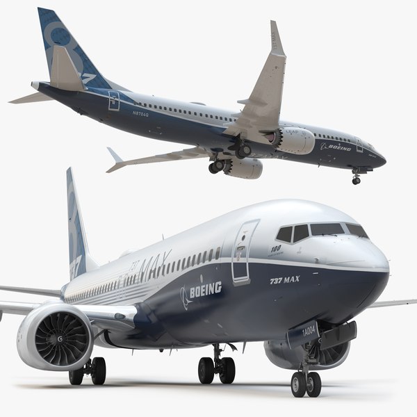 3D модель Boeing 737 MAX 8 Оснащенный - TurboSquid 2328758