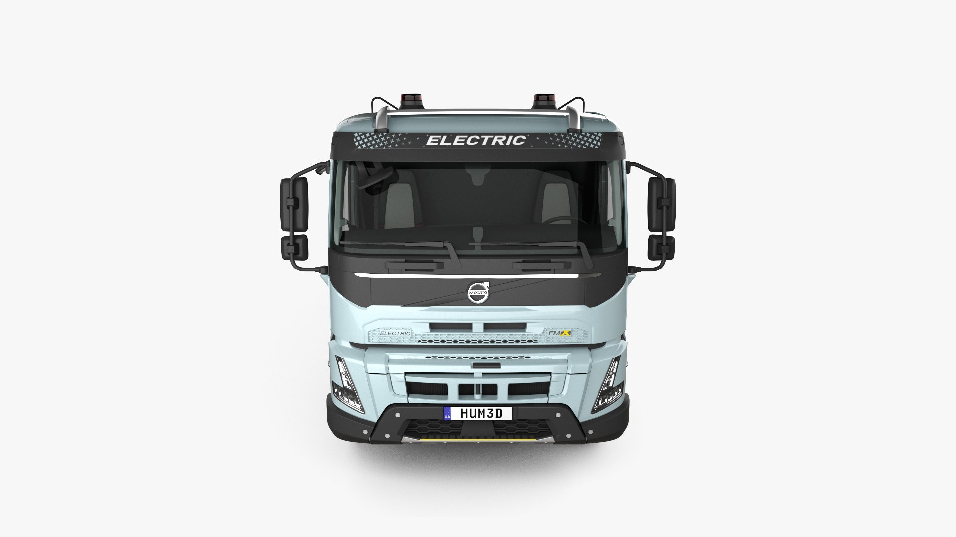 Volvo FMX Electric Tipper Truck with HQ interior 2020 3D model ...