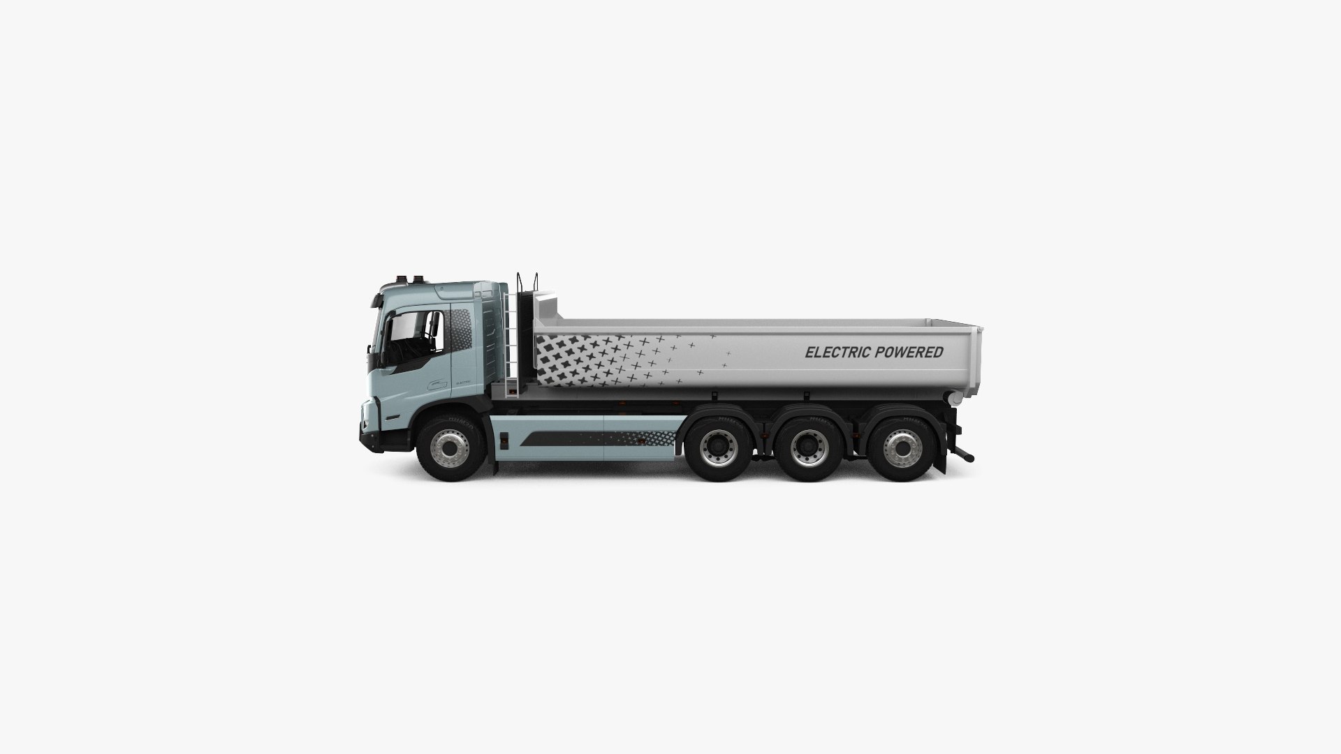 Volvo FMX Electric Tipper Truck with HQ interior 2020 3D model ...