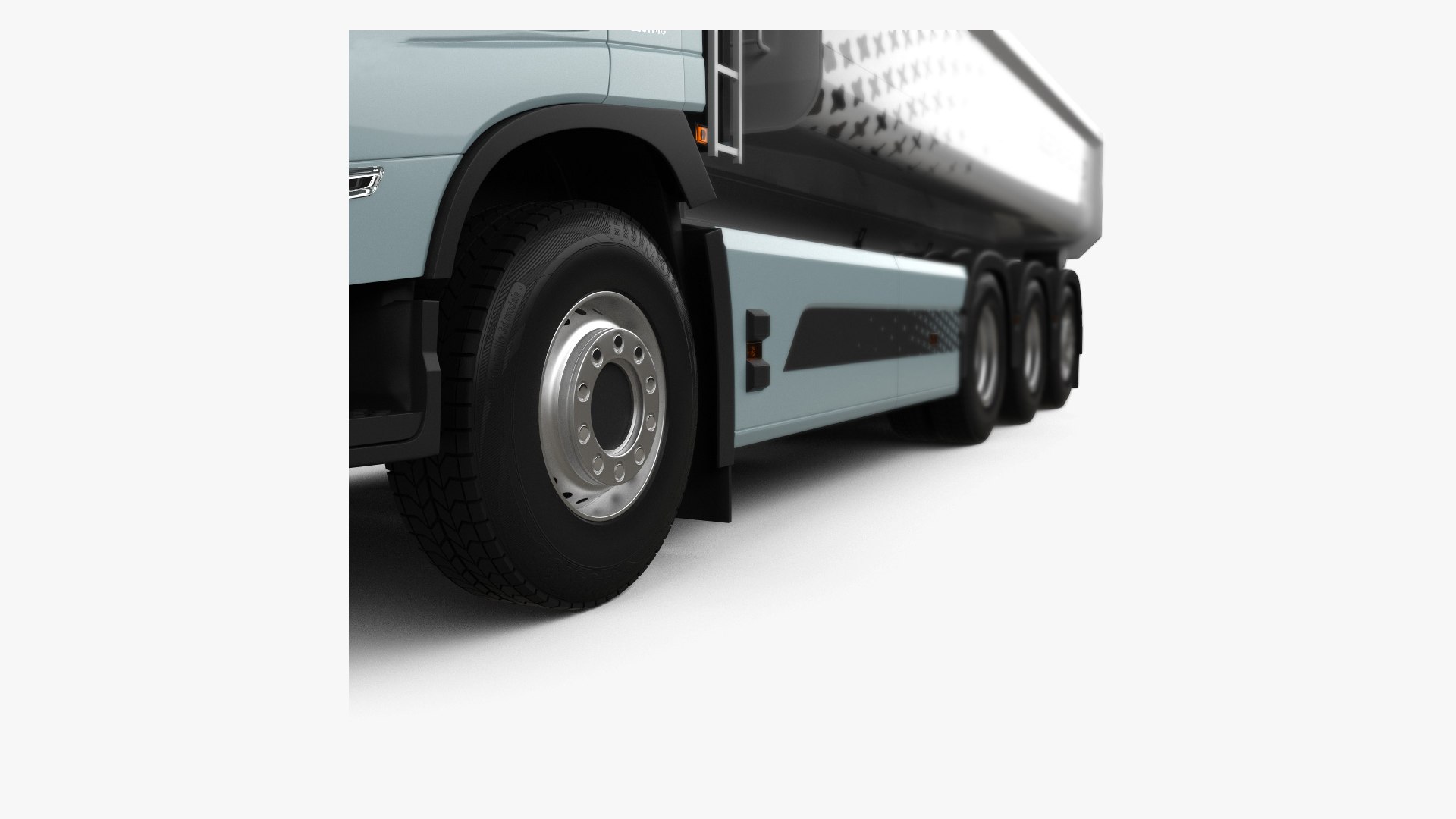 Volvo FMX Electric Tipper Truck with HQ interior 2020 3D model ...