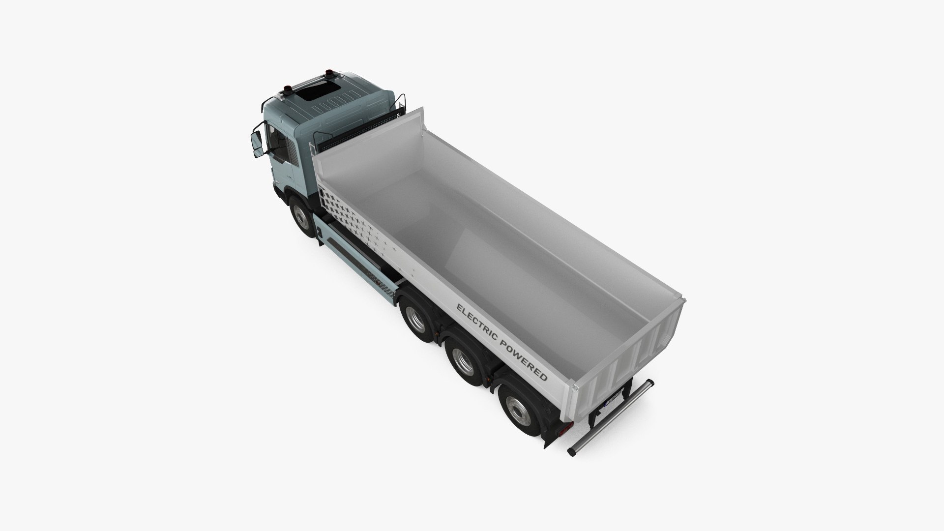 Volvo FMX Electric Tipper Truck with HQ interior 2020 3D model ...