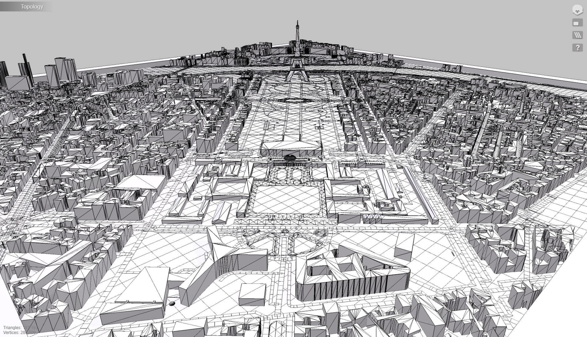 Cityscape Paris France 3D Model - TurboSquid 1918100