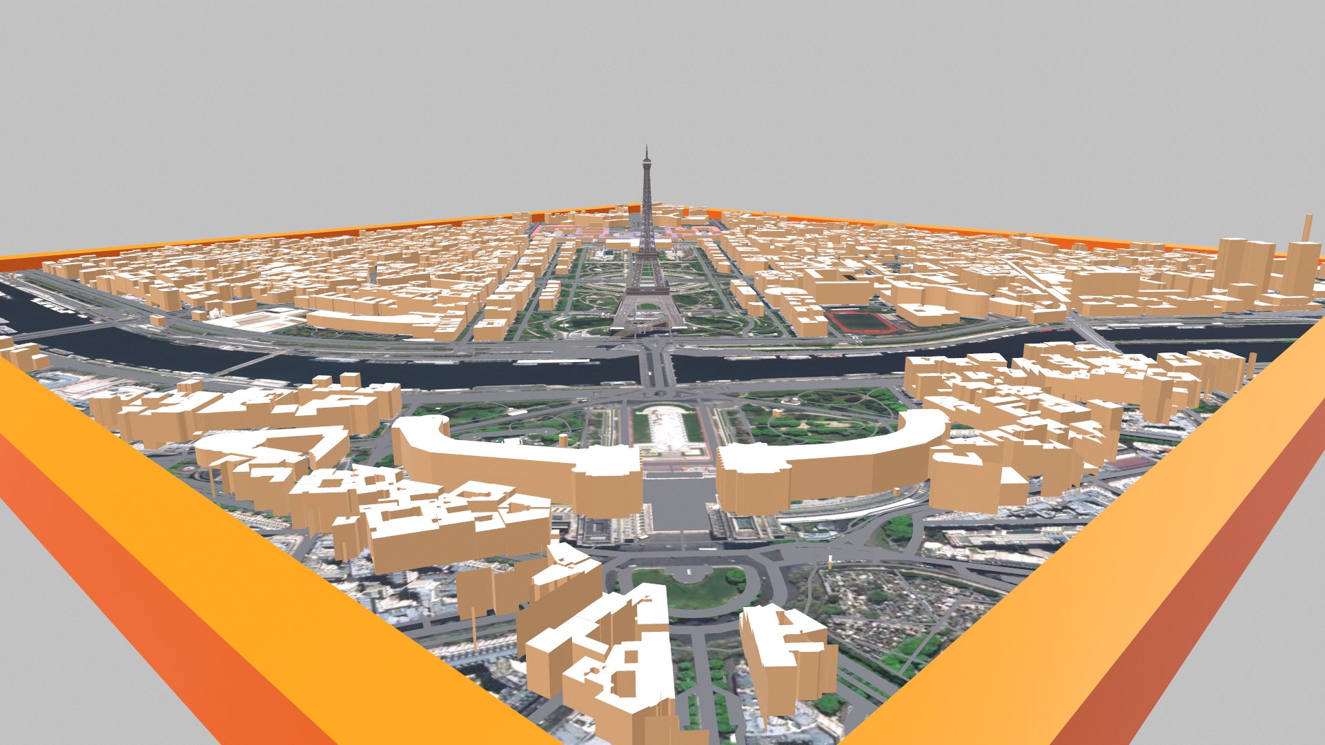 Cityscape Paris France 3D Model - TurboSquid 1918100