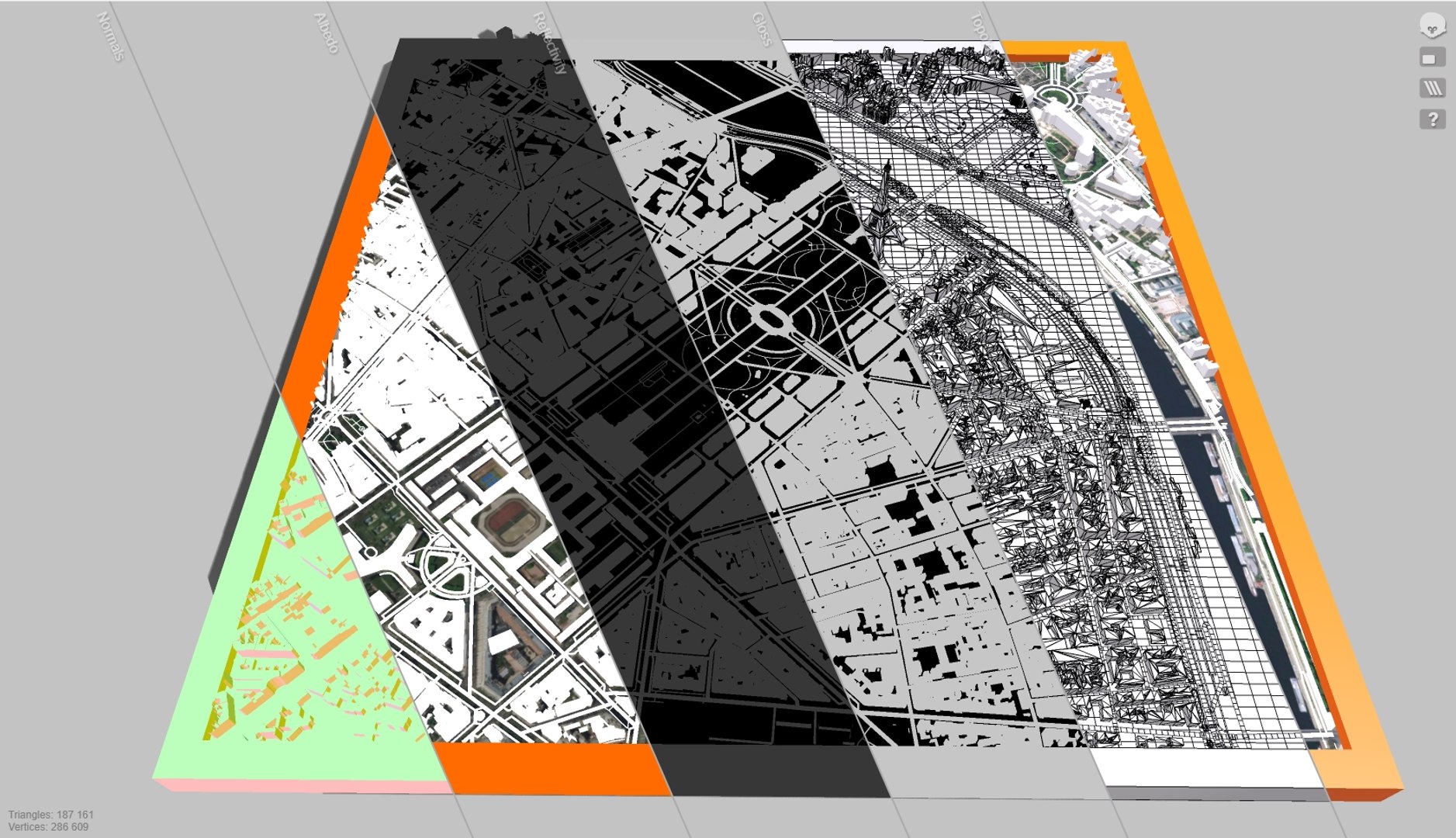 Cityscape Paris France 3D Model - TurboSquid 1918100