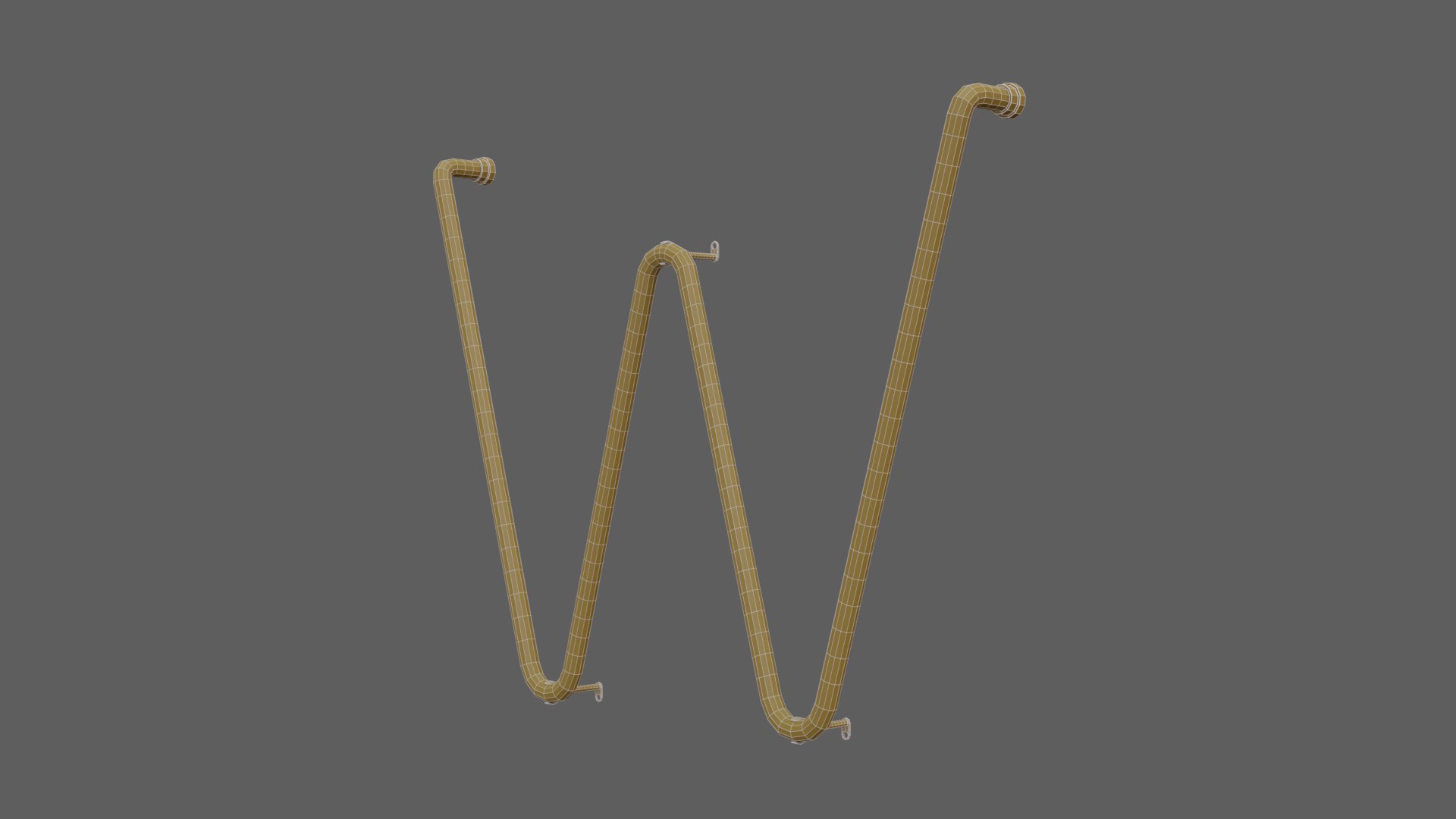 3D Neon Red Alphabet W - TurboSquid 2162268