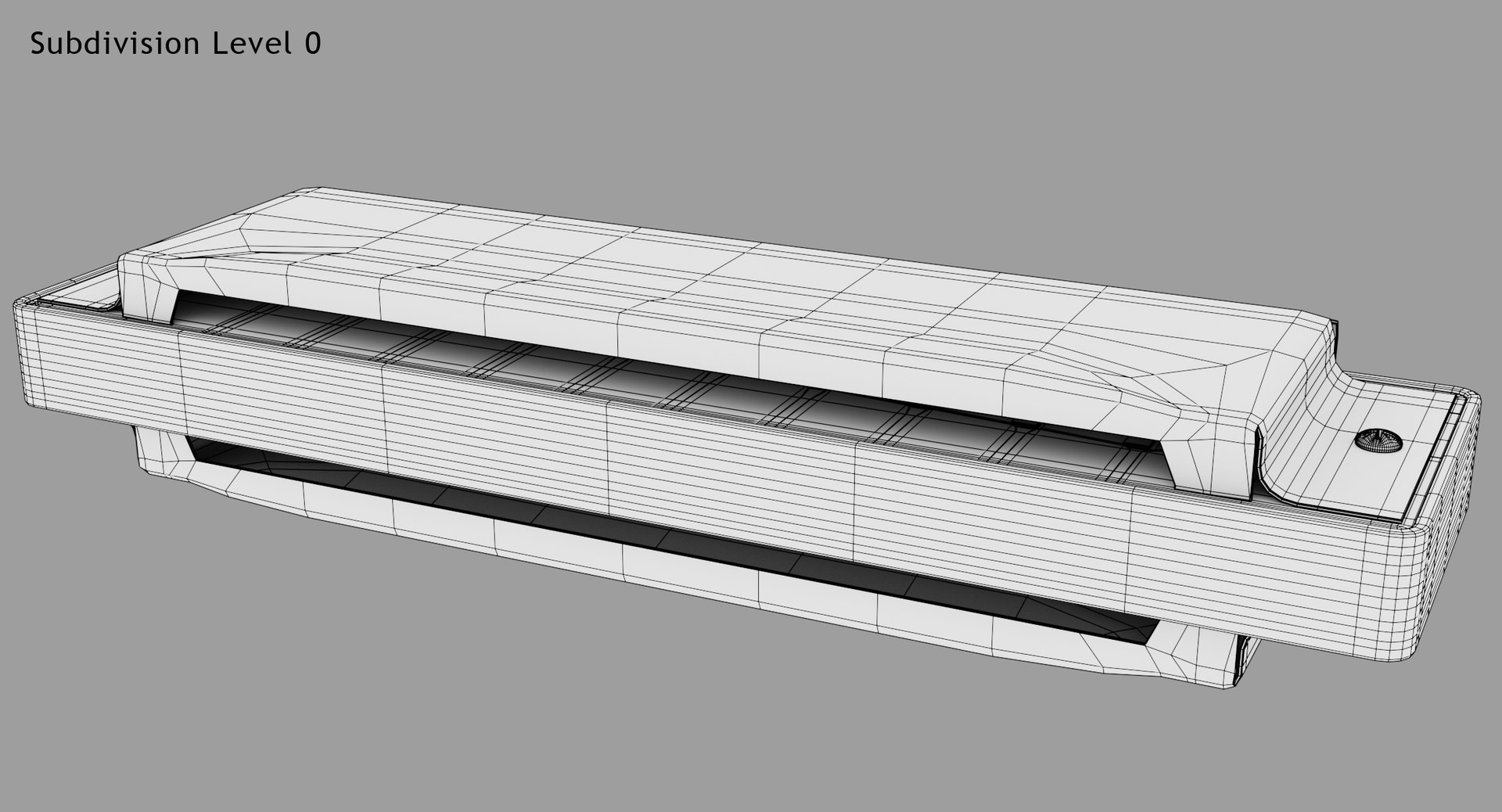 Harmonica Instrument Music 3D Model - TurboSquid 1527659