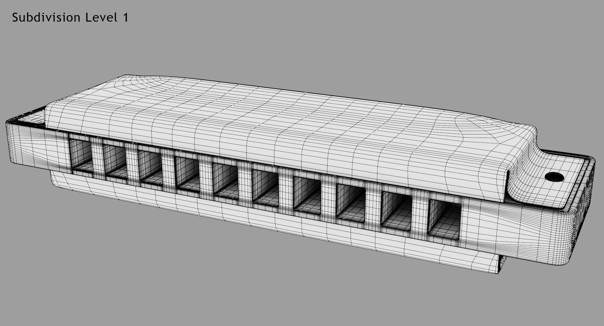 Harmonica Instrument Music 3D Model - TurboSquid 1527659