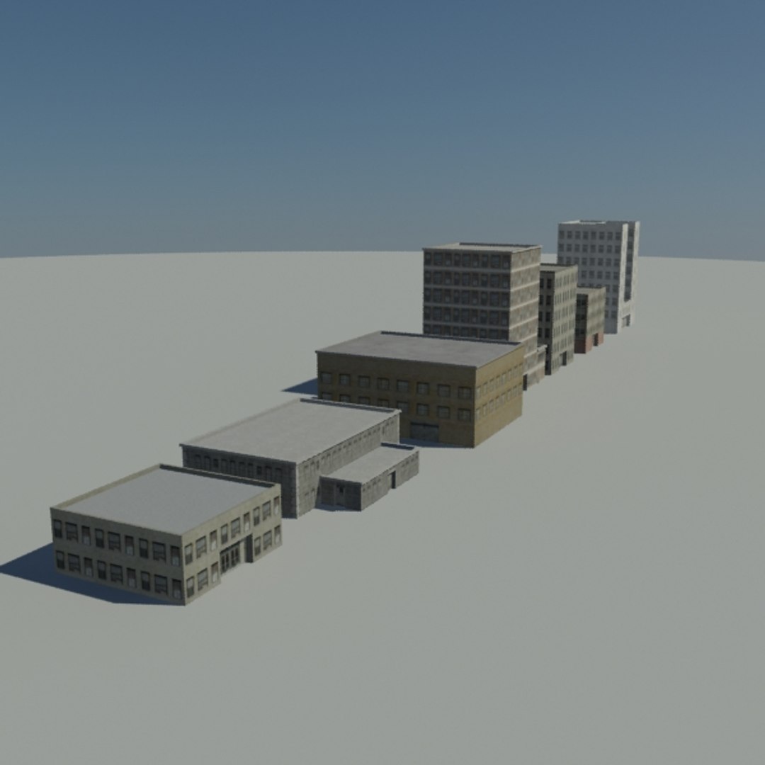 3d model buildings