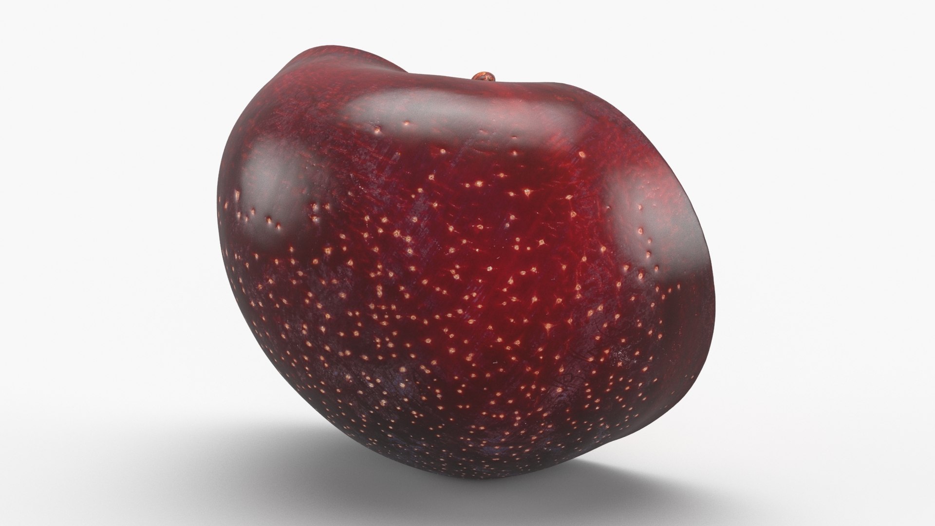 Plum Half 02 3D Model - TurboSquid 2057575
