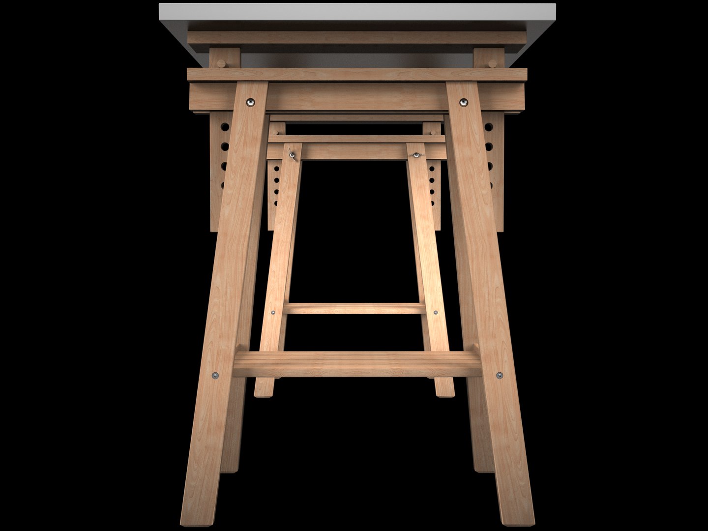 IKEA MITTBACK desk 3D model - TurboSquid 2137570