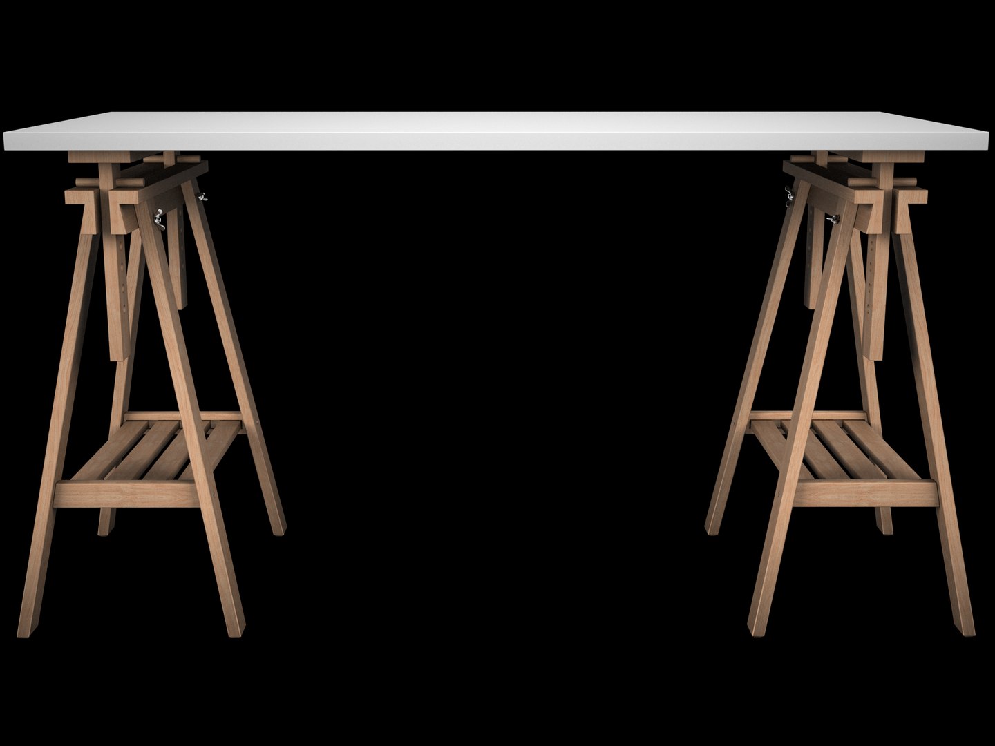 IKEA MITTBACK desk 3D model - TurboSquid 2137570