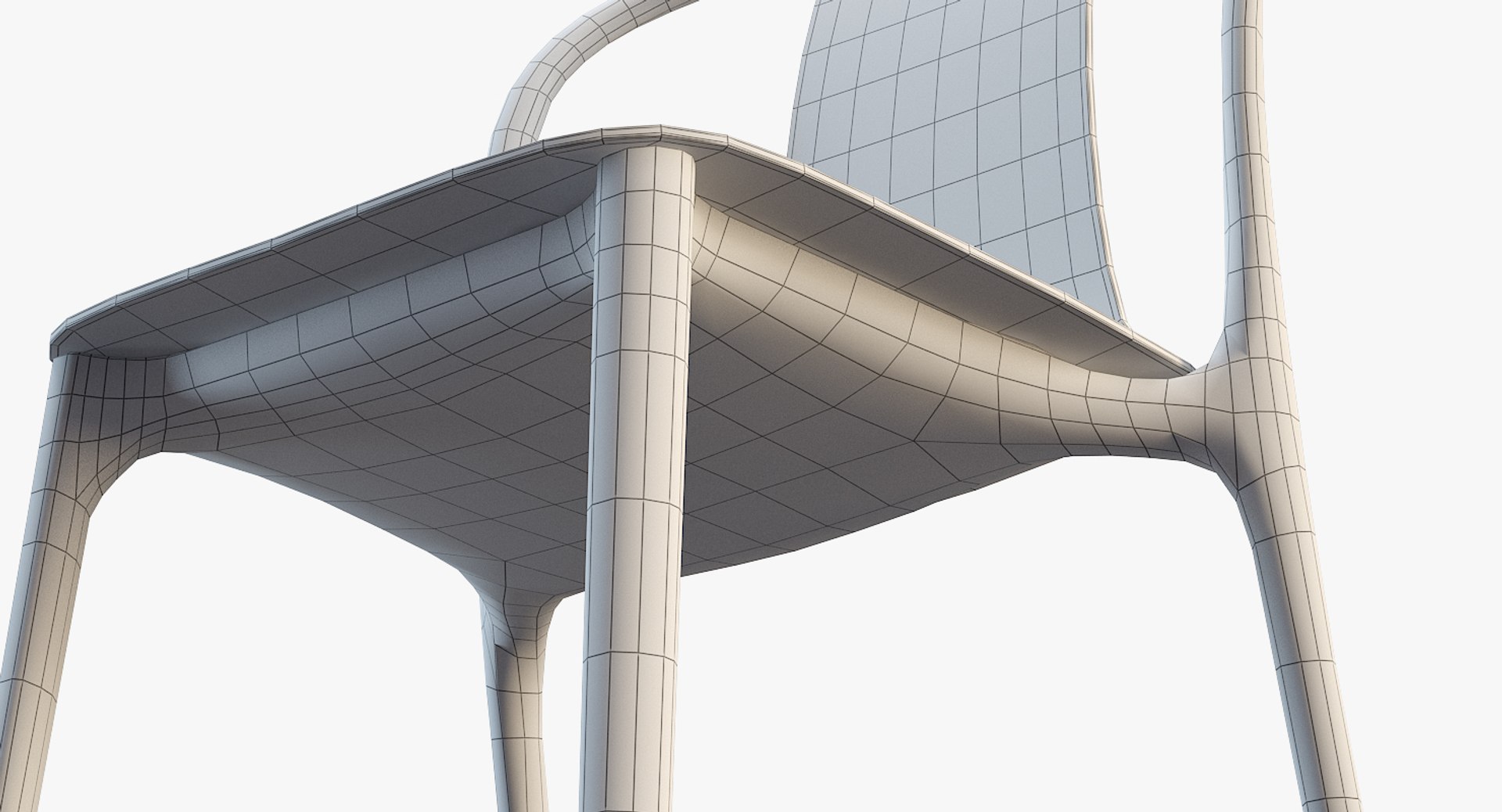 3D Model Belleville Chair Wood - TurboSquid 1384168