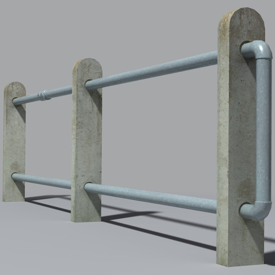 Max Concrete Posts Railings