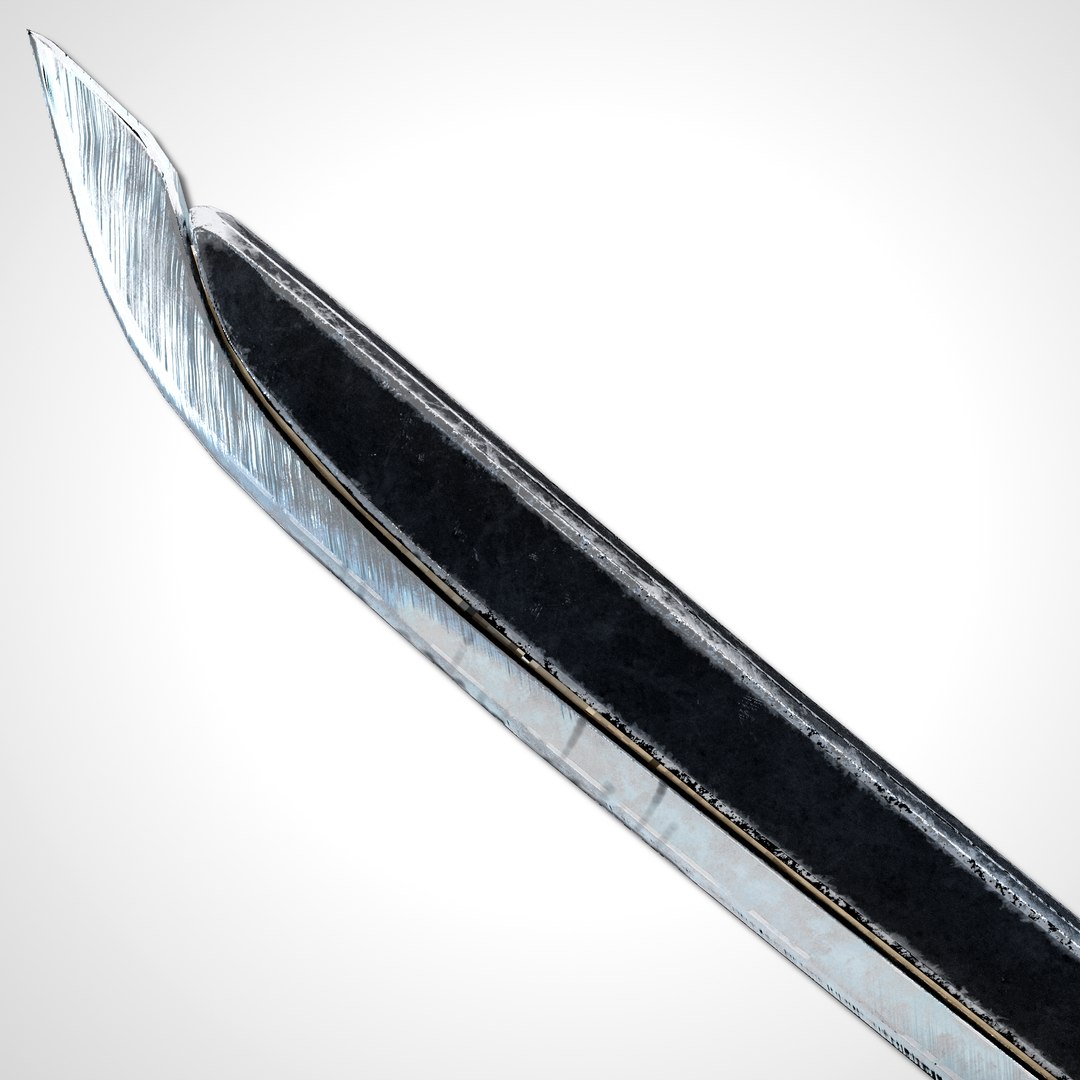 3D Dark Long Blade Remake Model - TurboSquid 1301934