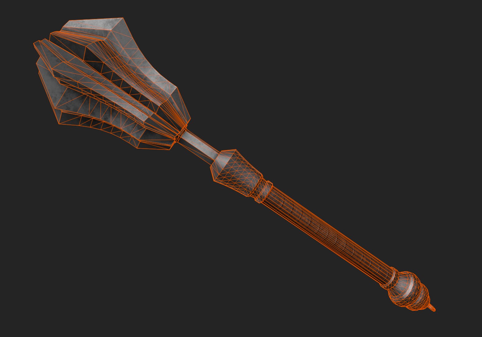 One-handed Mace 3D Model - TurboSquid 1594743