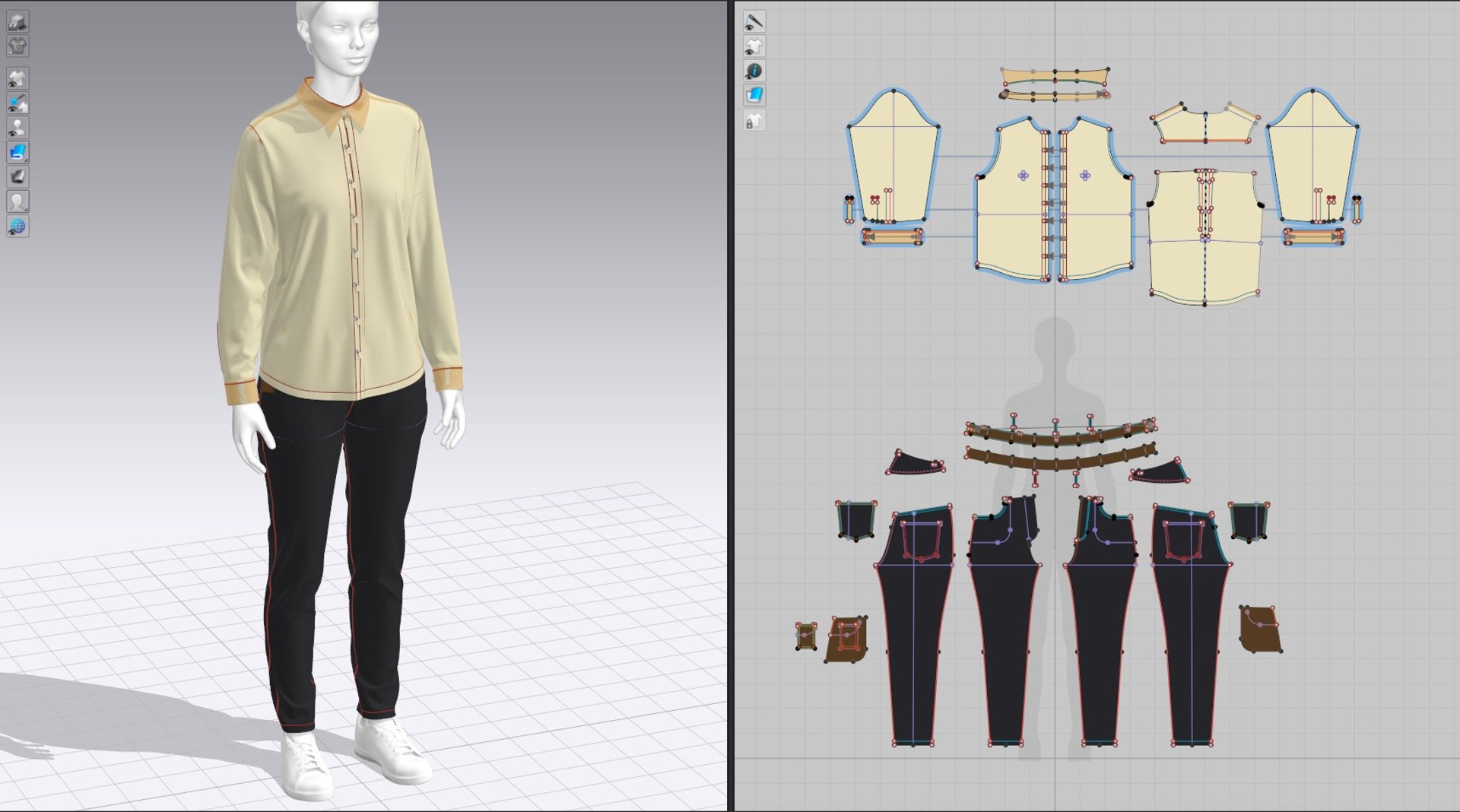 3D Blouse Outfit - TurboSquid 1869834