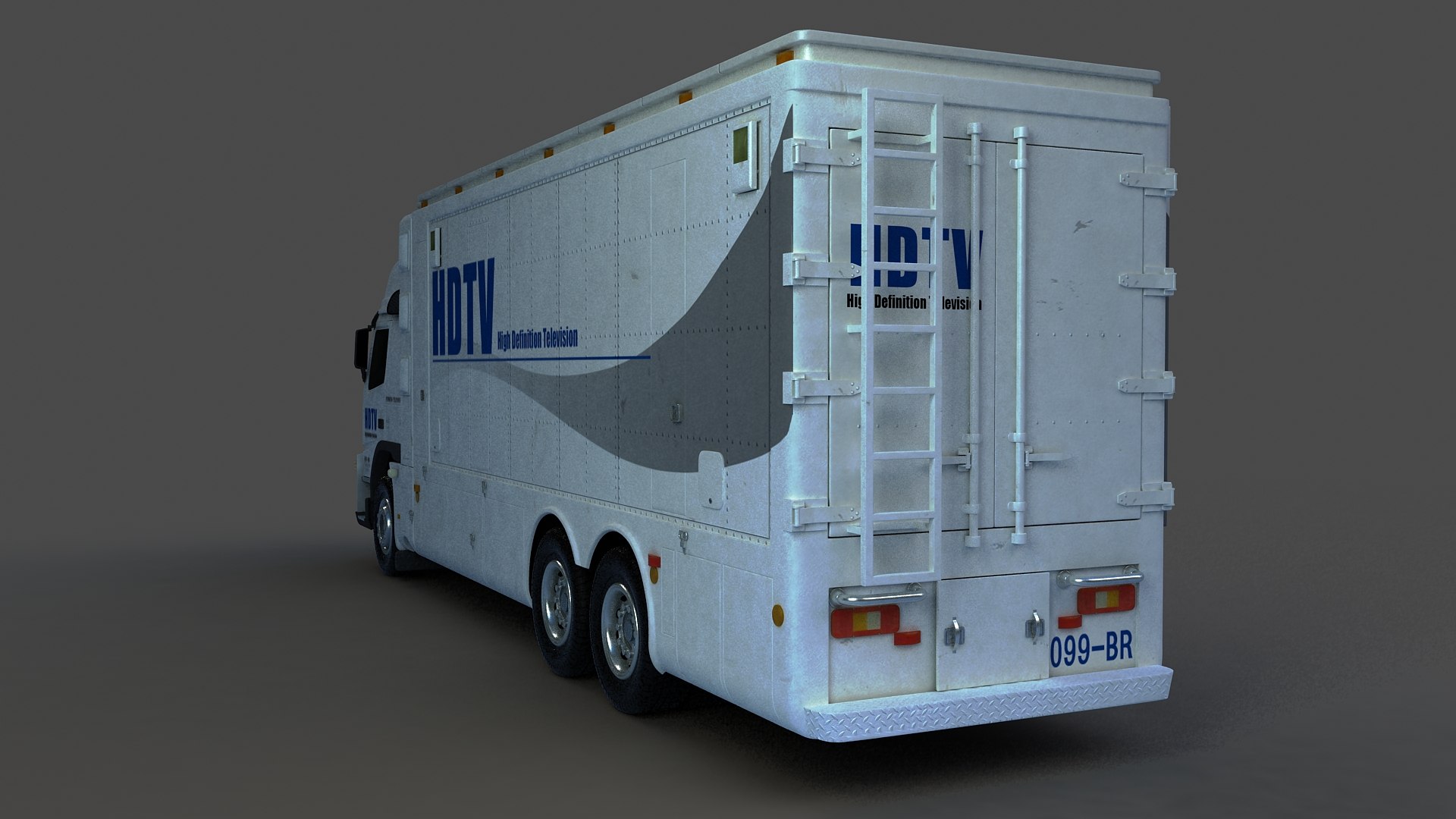Out Side Broadcasting Van 3D Model Model - TurboSquid 1751766