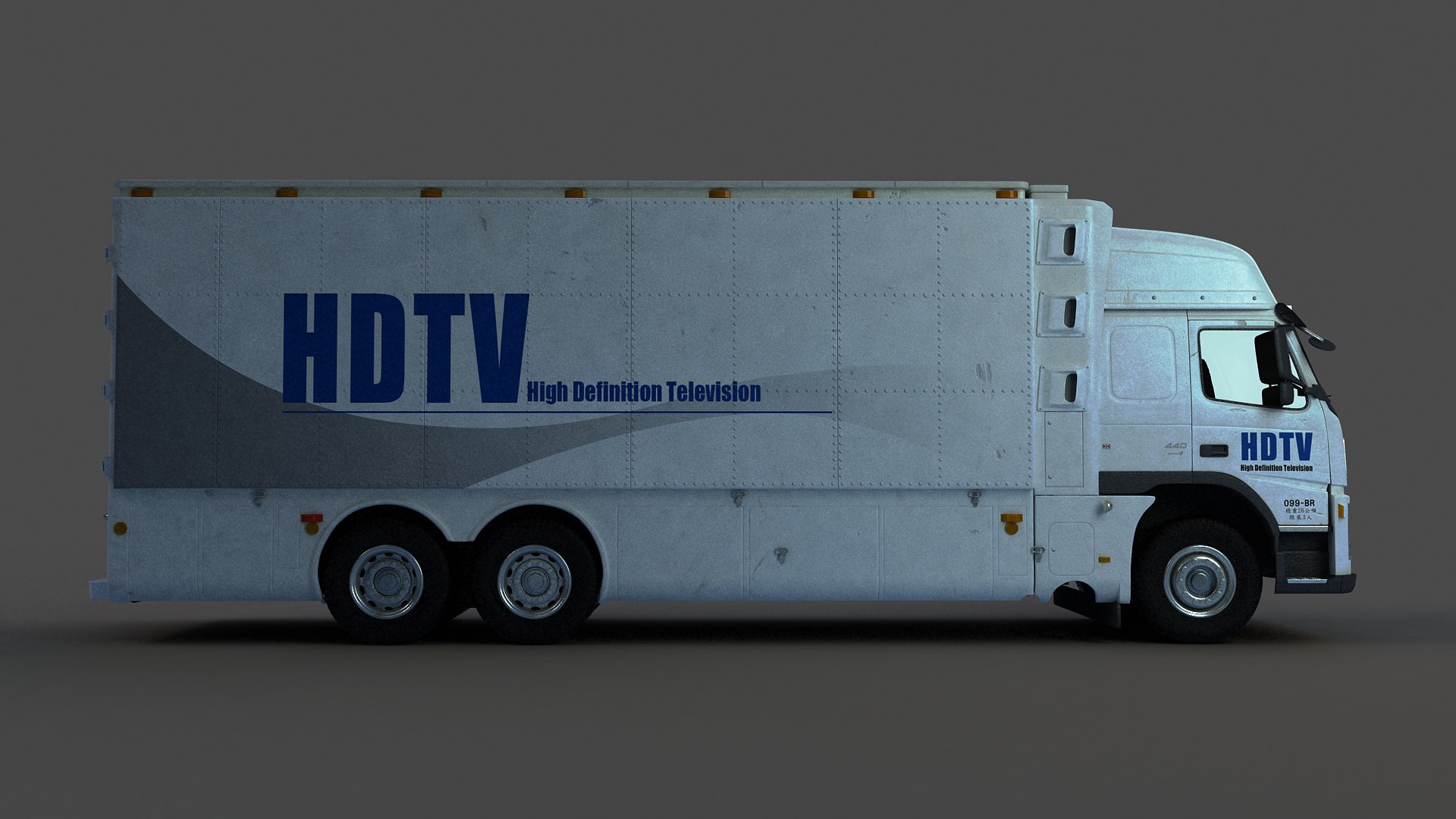 Out Side Broadcasting Van 3D Model Model - TurboSquid 1751766