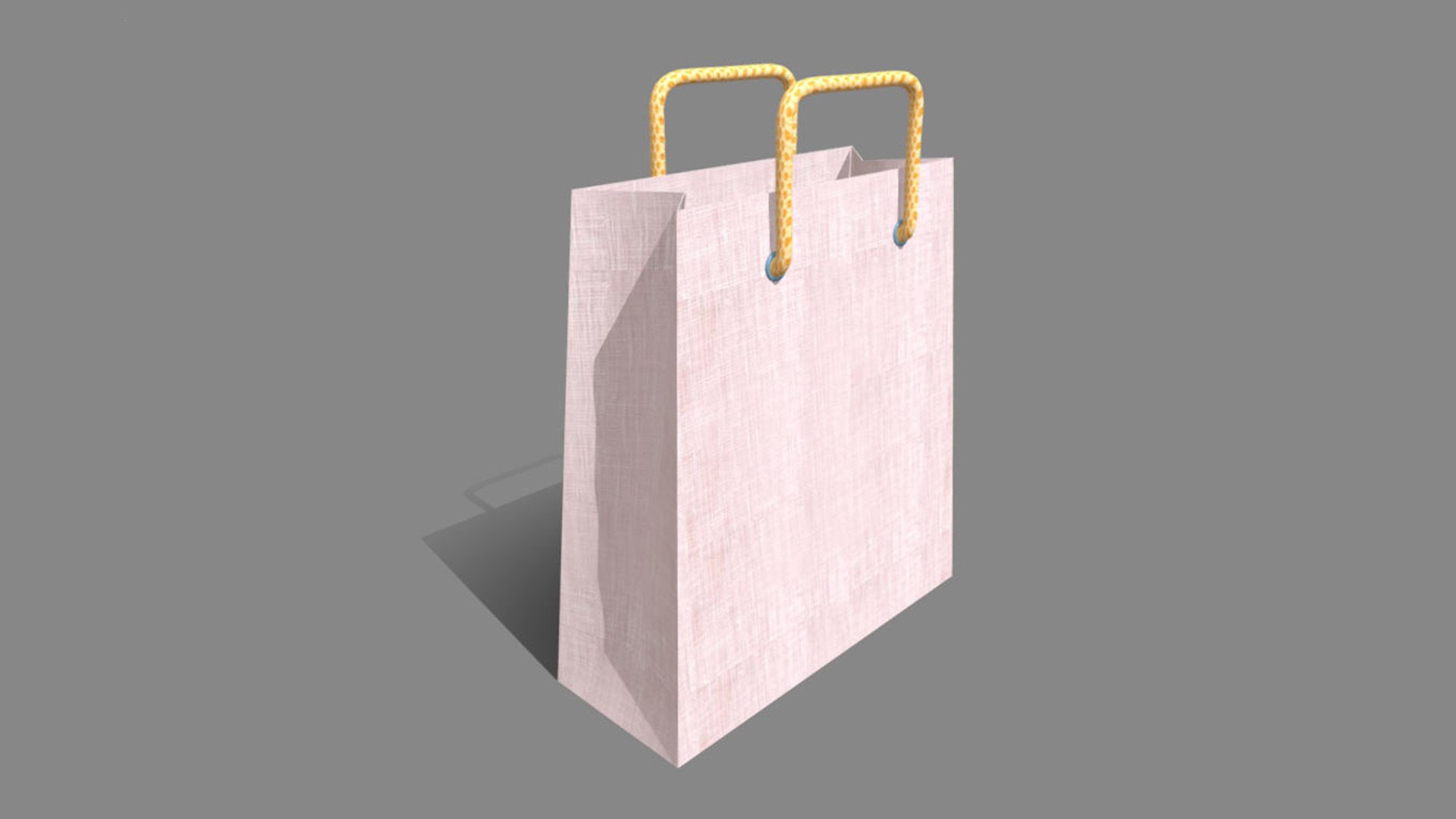 3D papper and cloth bag model - TurboSquid 2039225