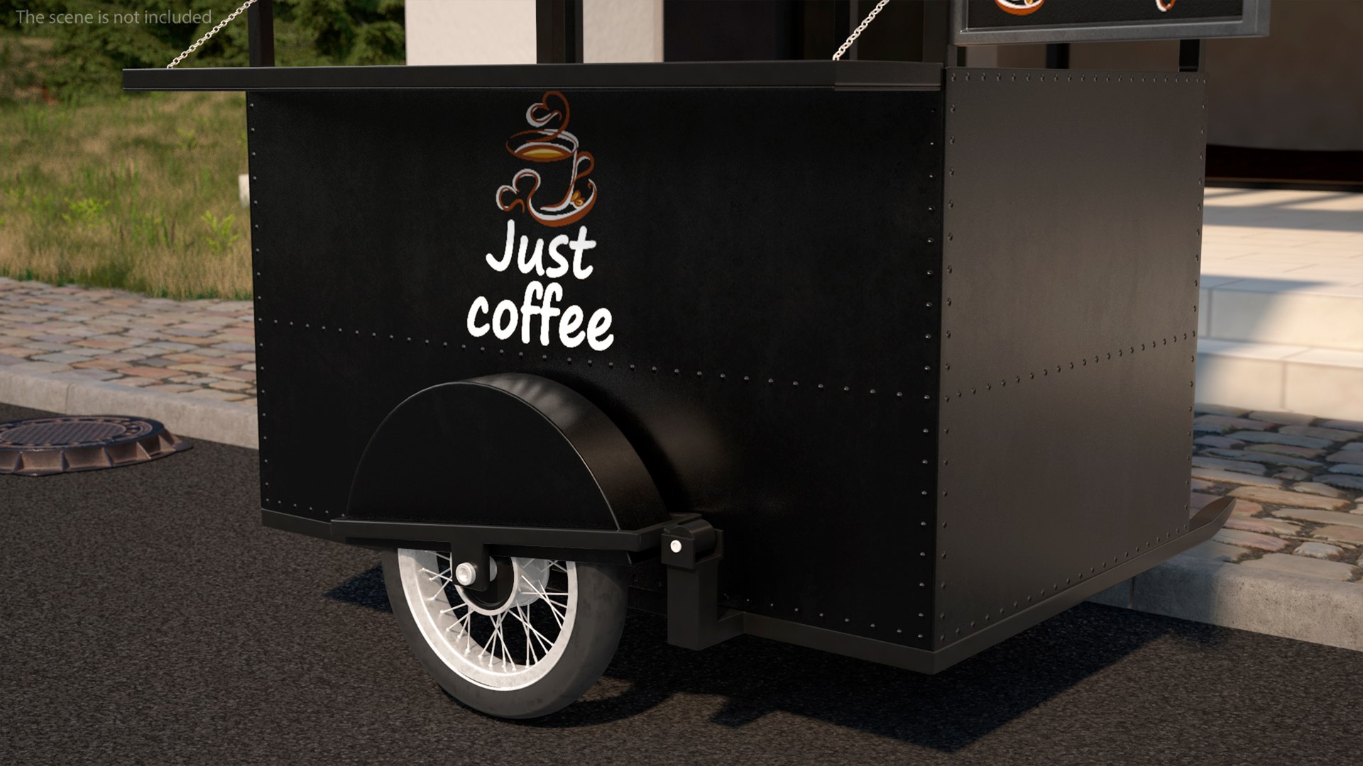 3D Street Coffee Bar Empty - TurboSquid 2042163