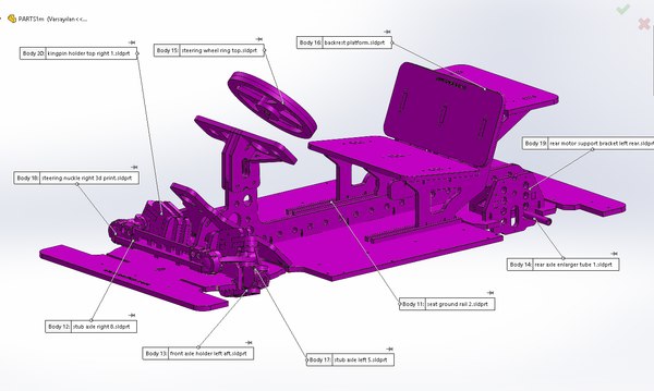 3D mini car chassis rod - TurboSquid 1376169