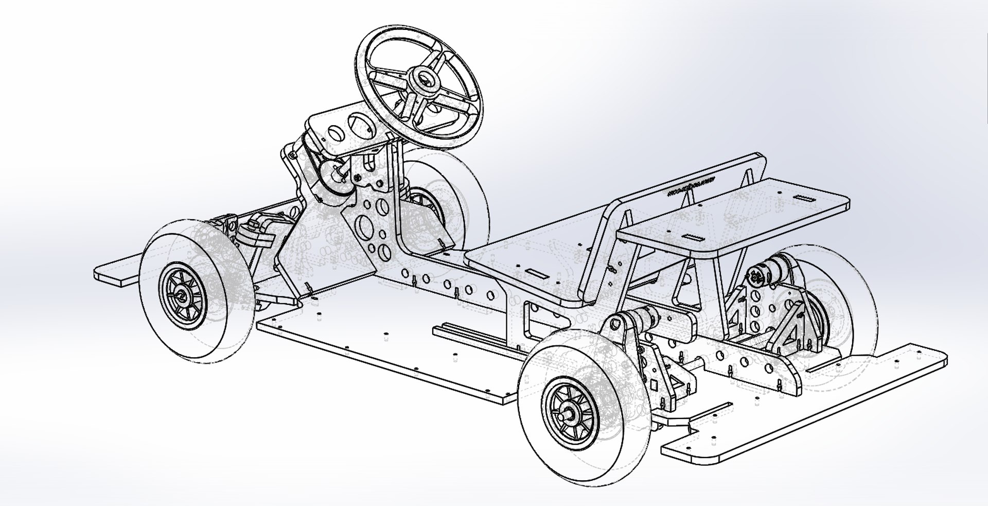3D mini car chassis rod - TurboSquid 1376169