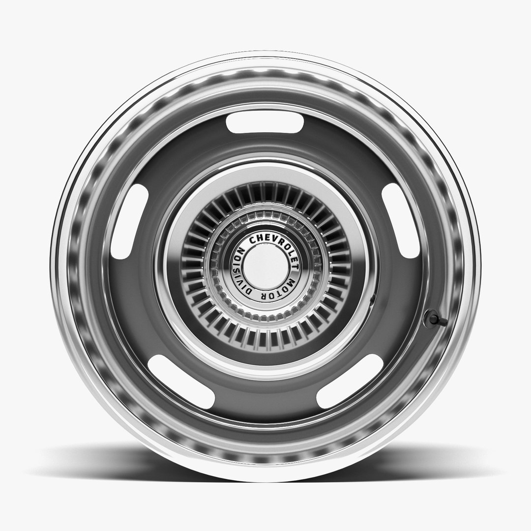 3d 60s Gm Rally Wheel Model