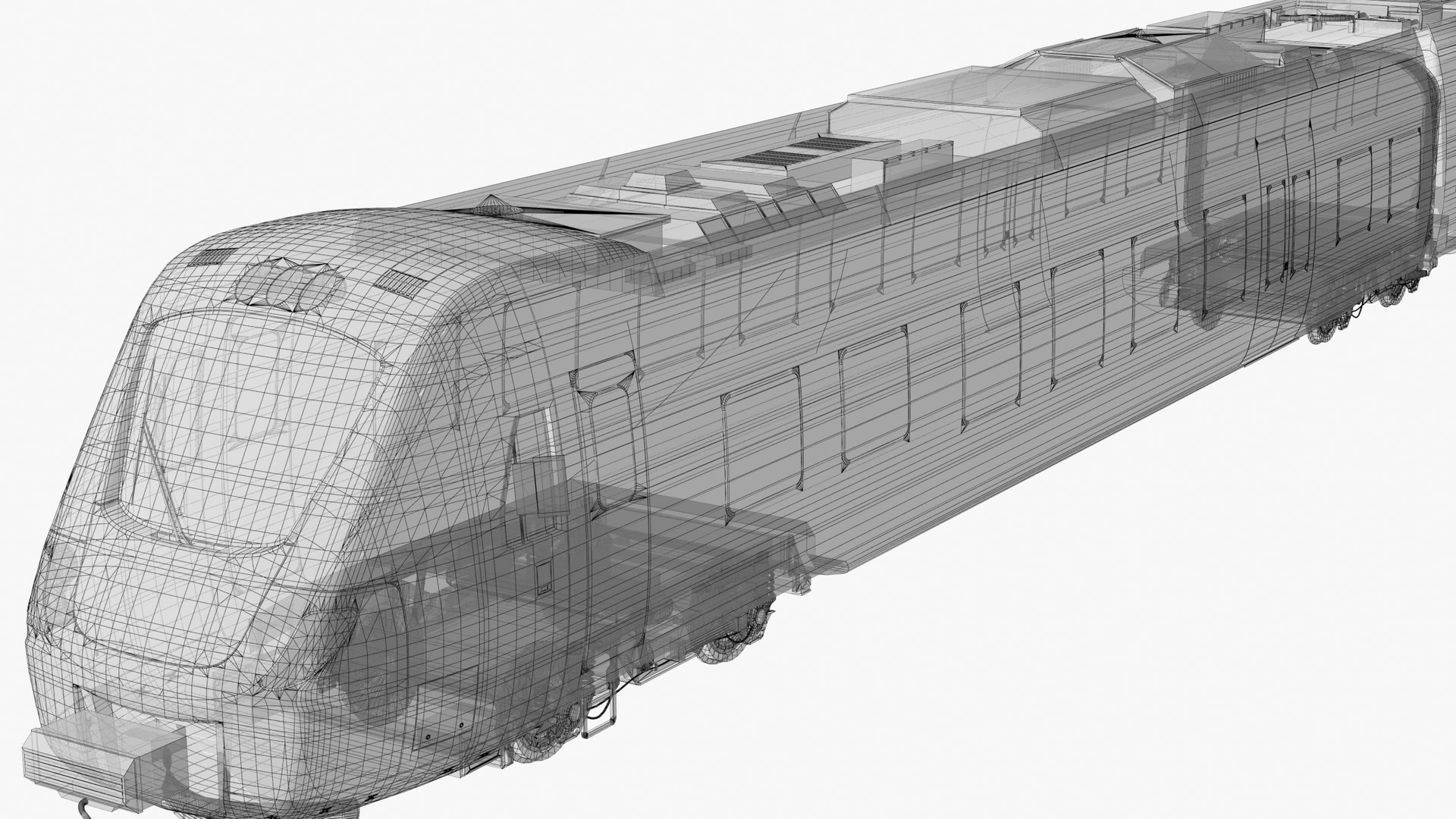Coradia Nordic - Alstom X62 - Swedish Norrtag Passenger Train Model - TurboSquid 2211601