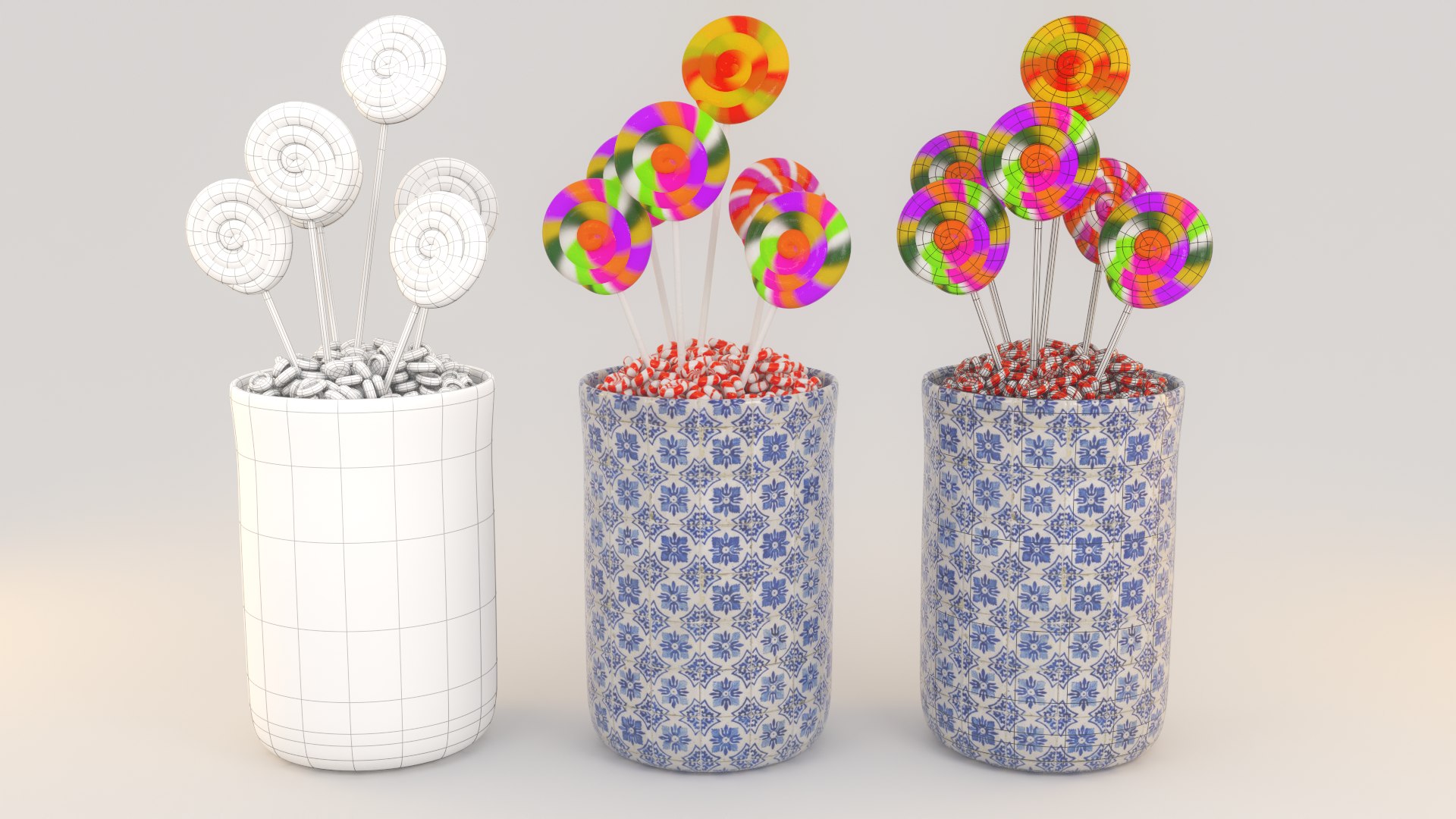 Candies Pack 3D model - TurboSquid 2138764